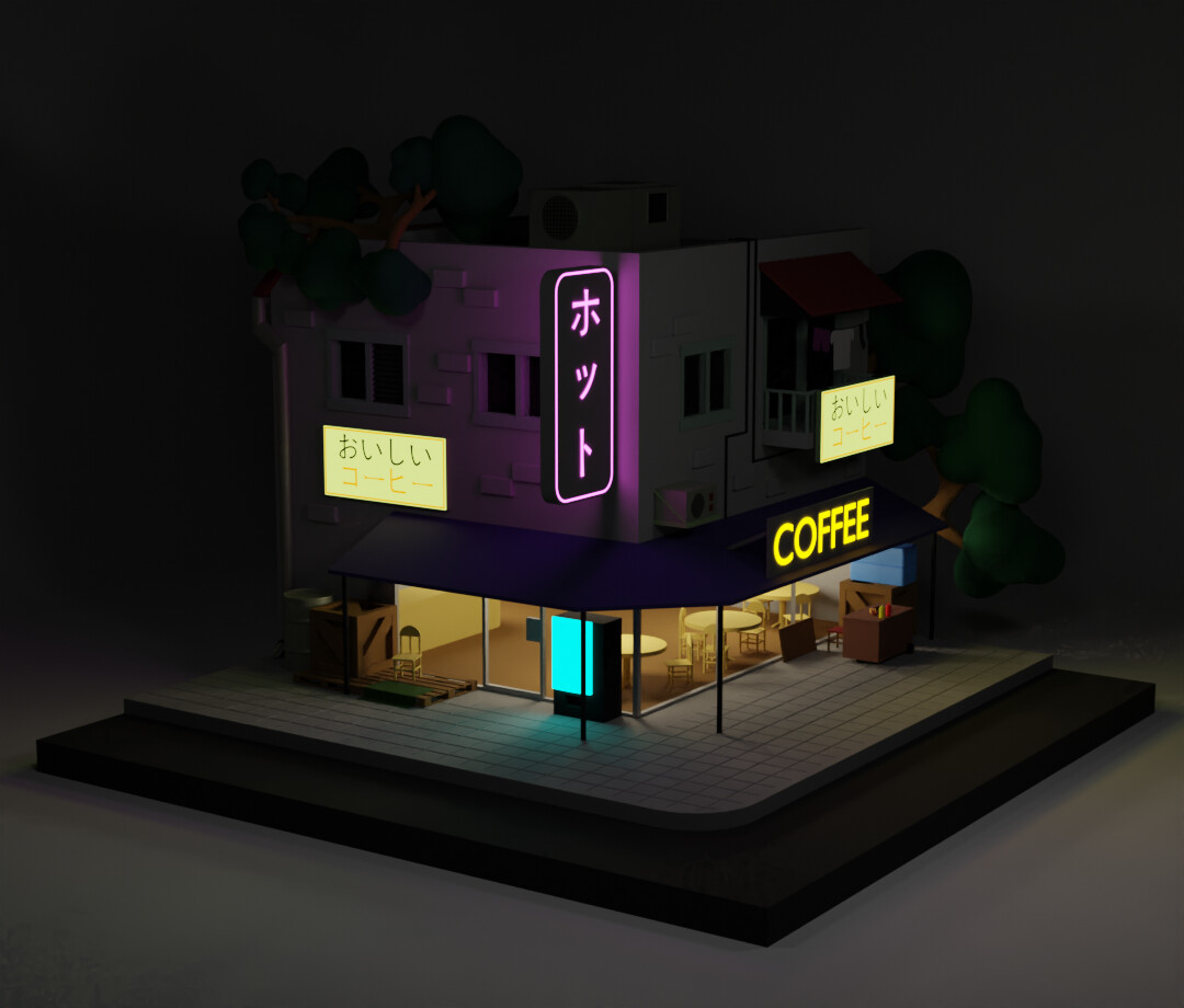 ArtStation - Coffee shop