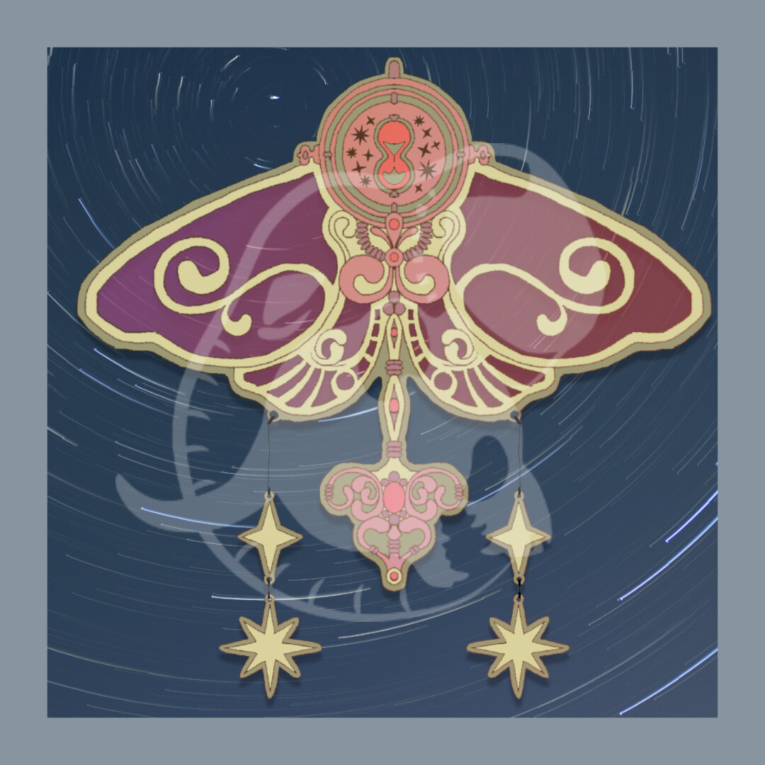 ArtStation - Winged Keys || Enamel Pin Designs