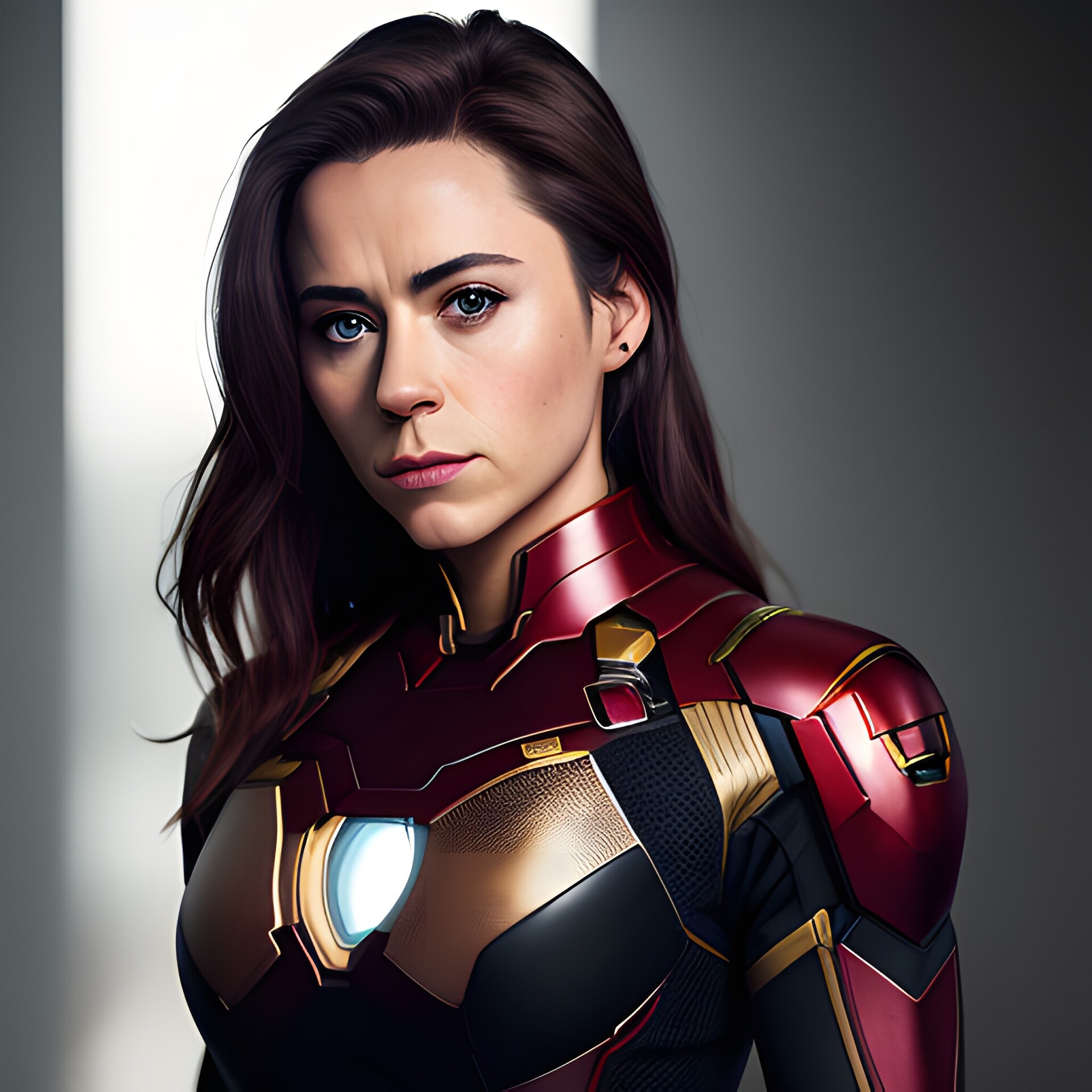 ArtStation - Tonya Stark in iron man suit