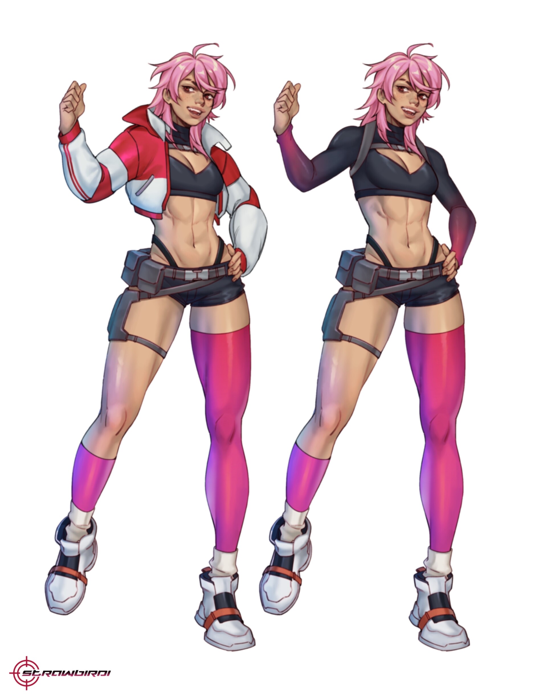 ArtStation - Neon Annihilation - Character Lineup, Props & Mock Environment