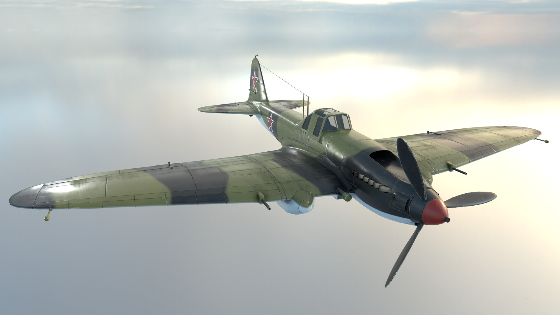 ArtStation - IL2 Soviet attack aircraft