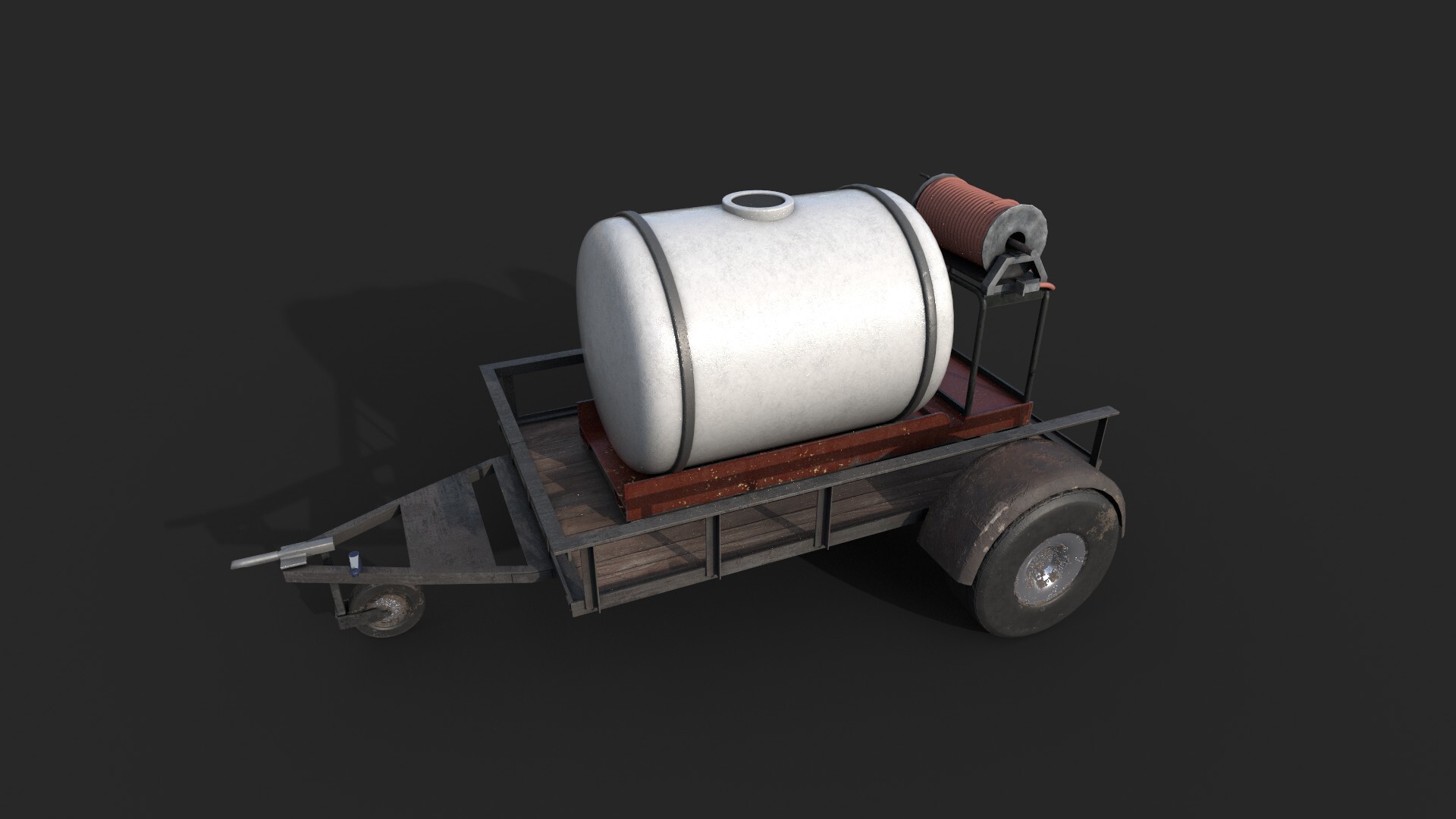 ArtStation - Water Tank Trailer