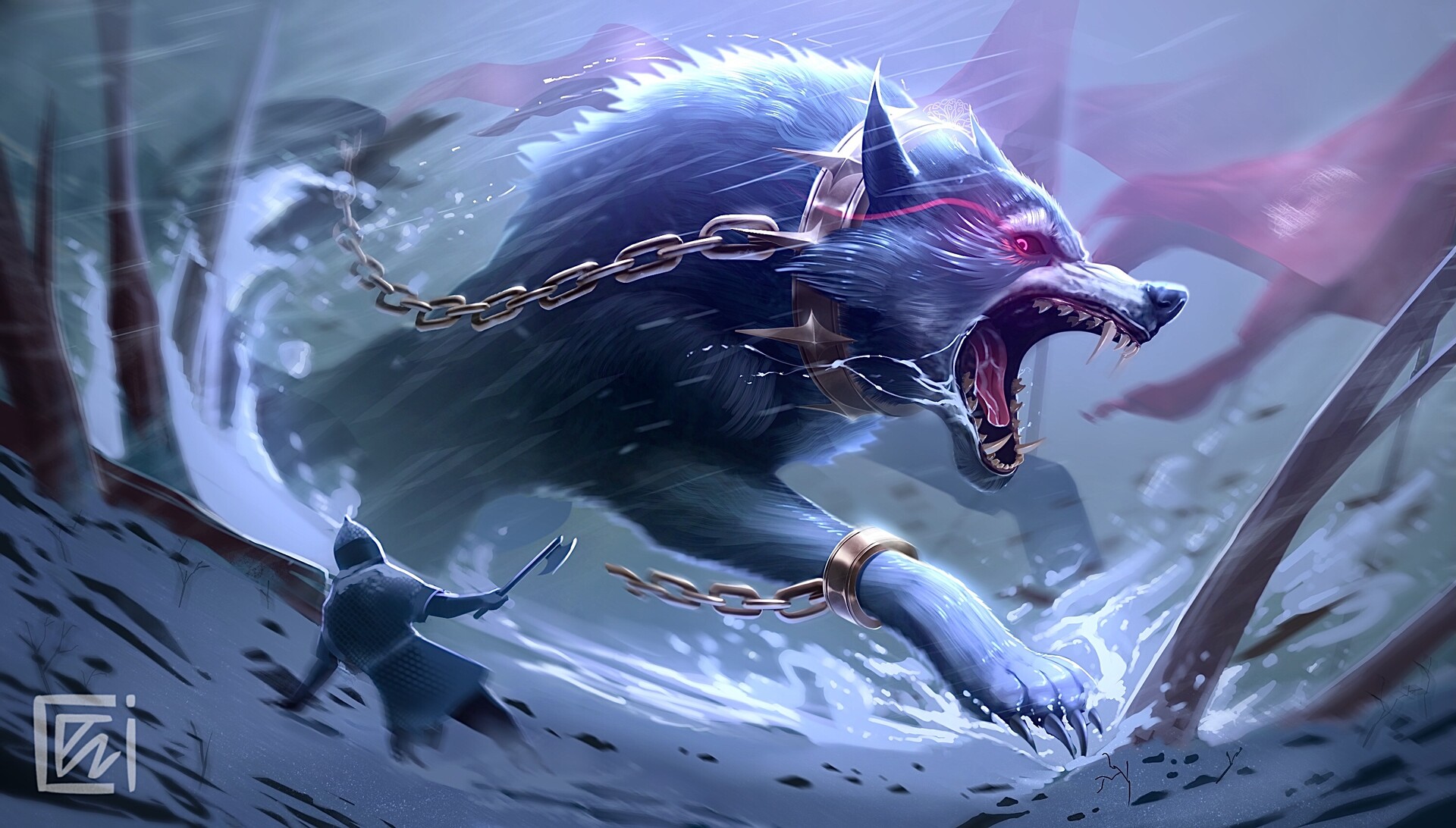 ArtStation - Fenrir, the Unchained Beast