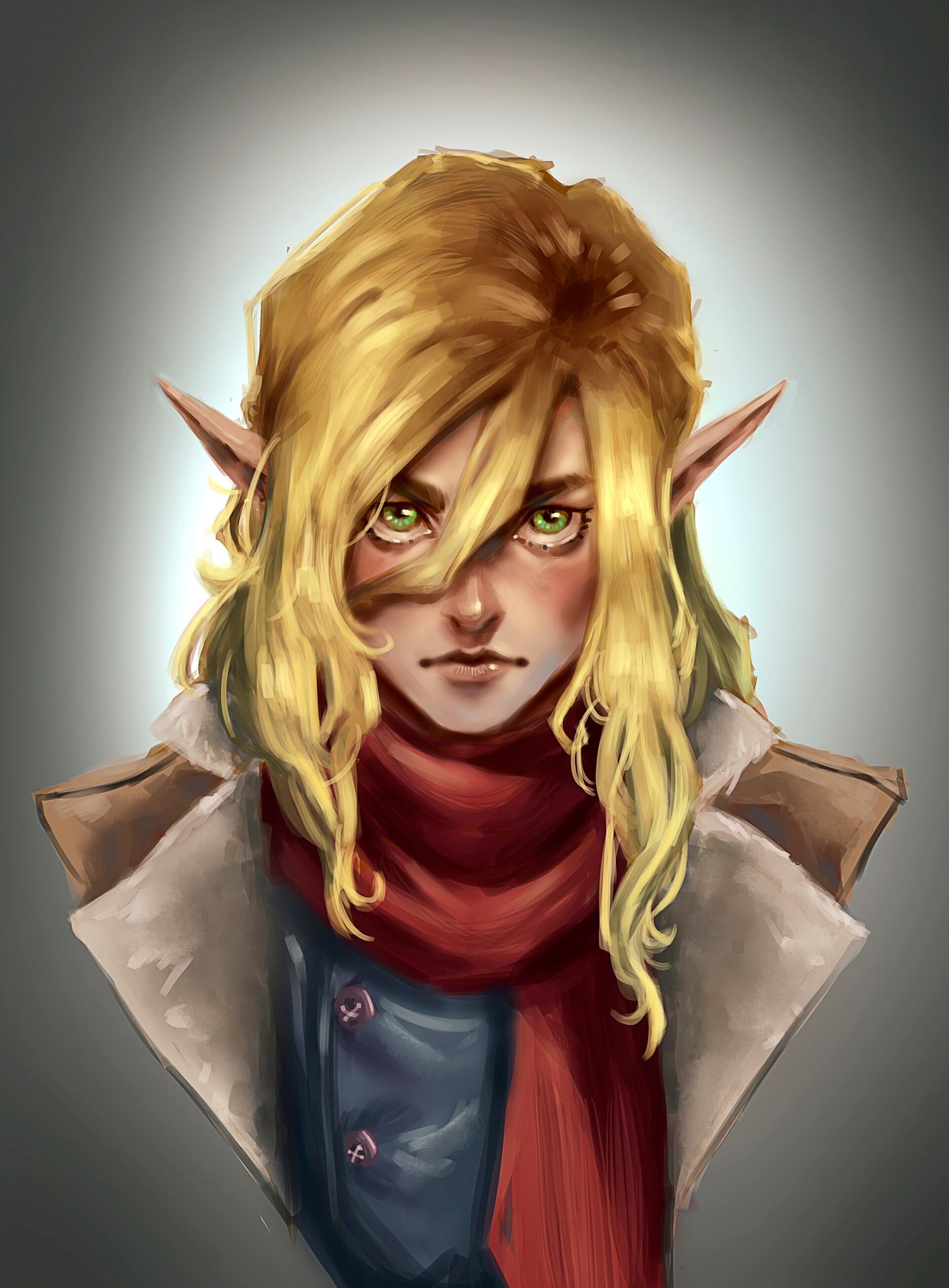 ArtStation - Carric the High Elf