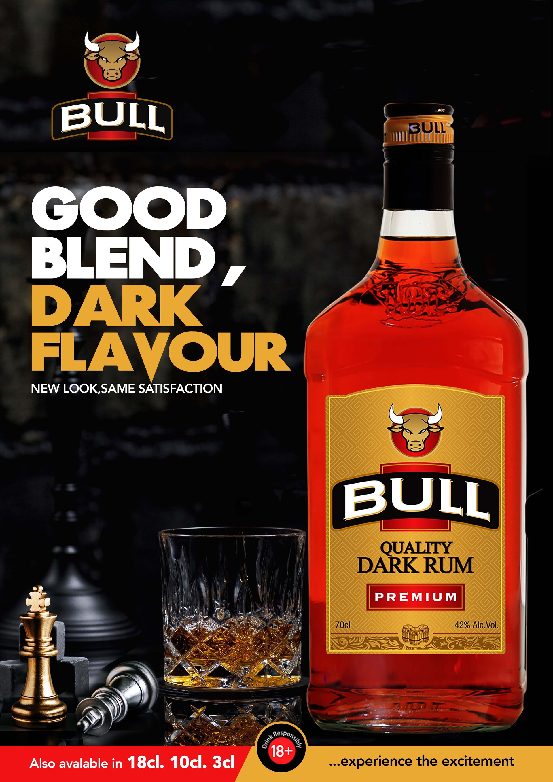 ArtStation - BULL GIN & RUM POSTERS
