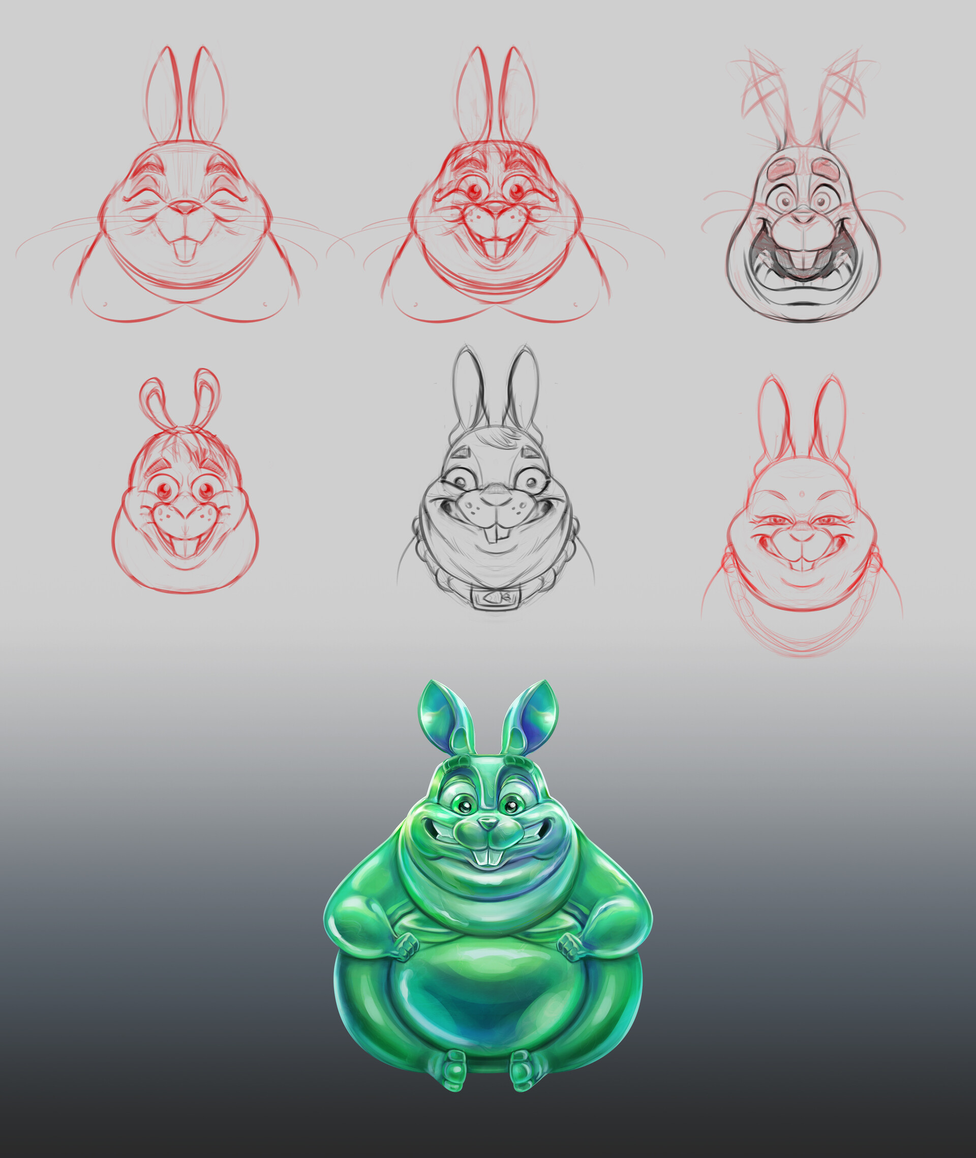 Keve Kepes - Lunar Rabbit - Game Art