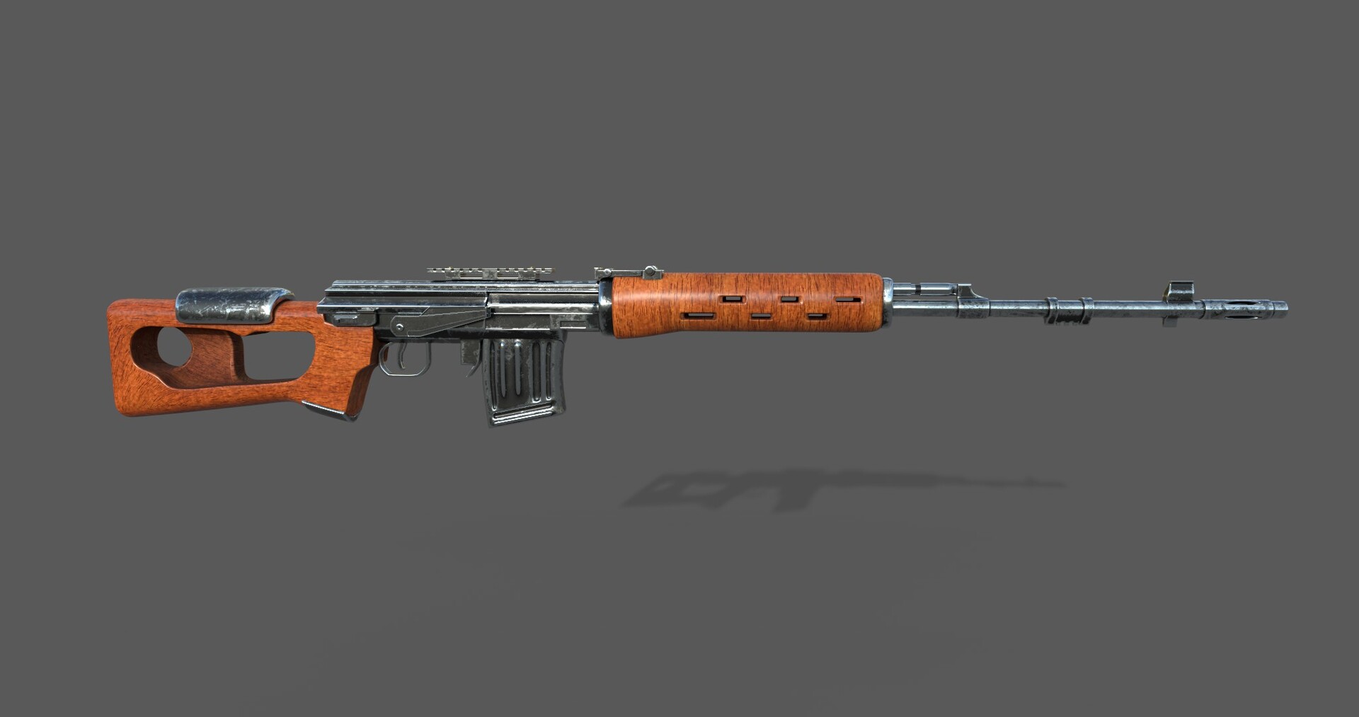 ArtStation - SVD Dragunov Sniper Rifle