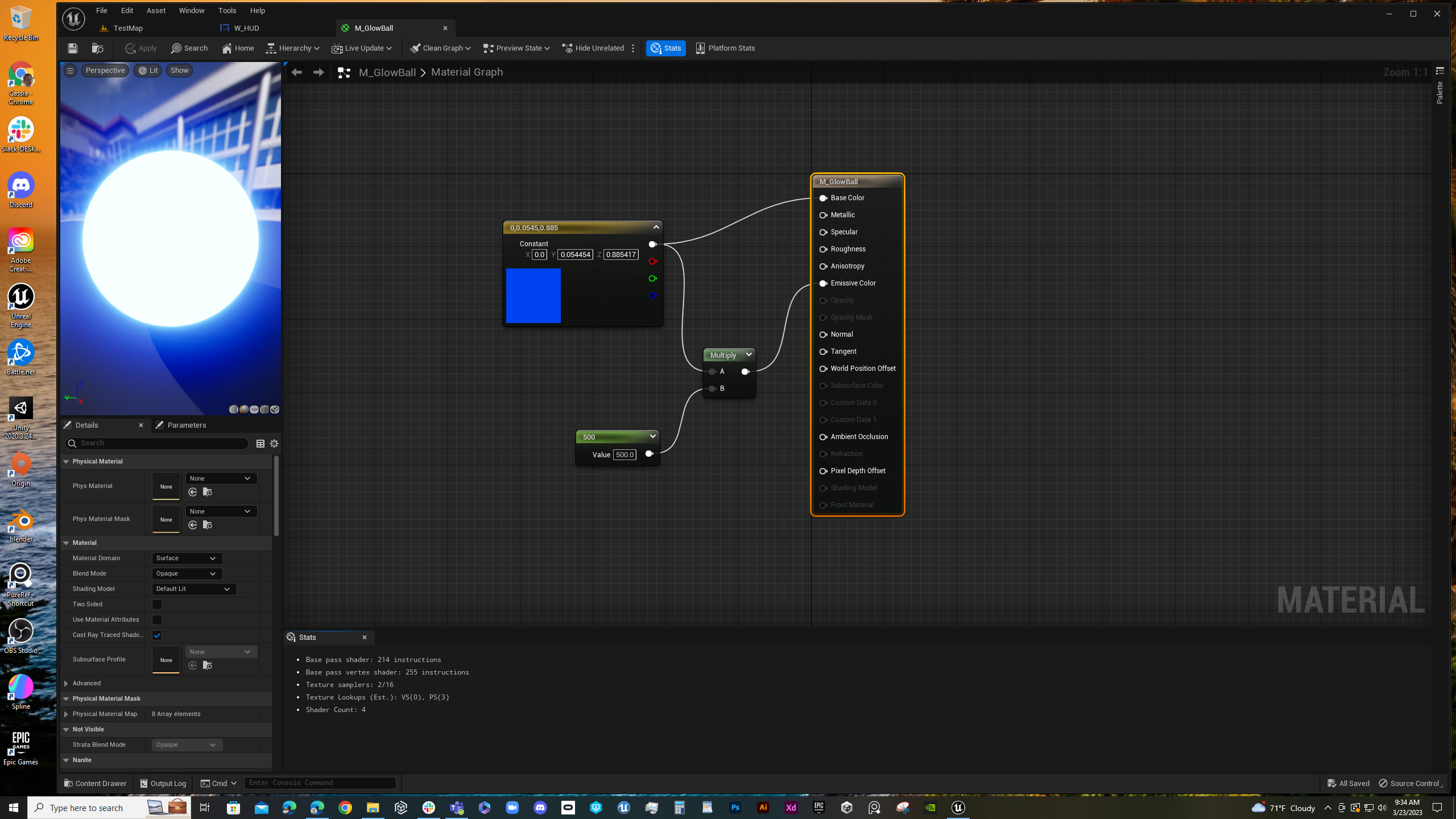Cassia Design - Unreal Engine - Parallax HUD