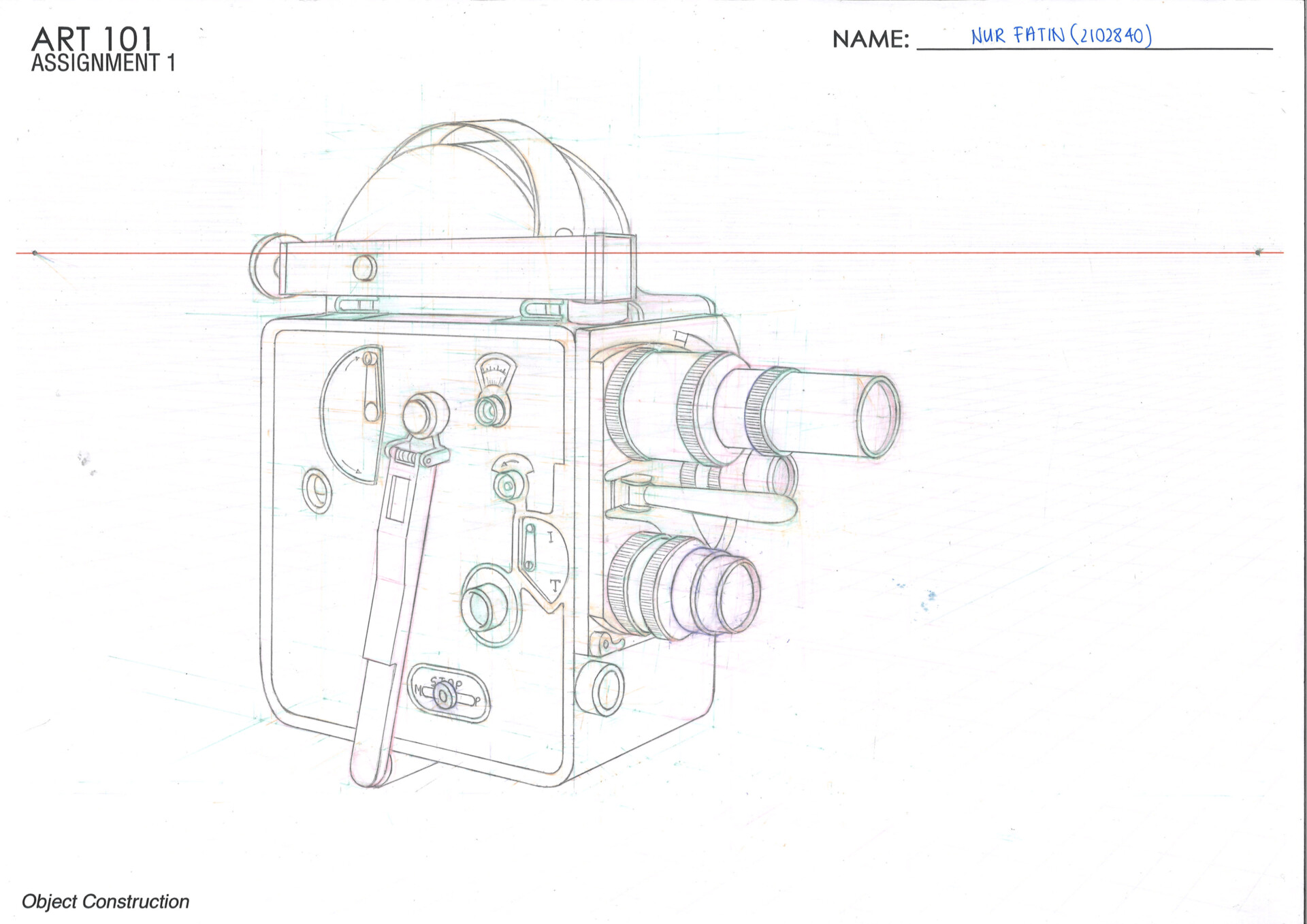 ArtStation - Traditional Medium: Camera on Grid