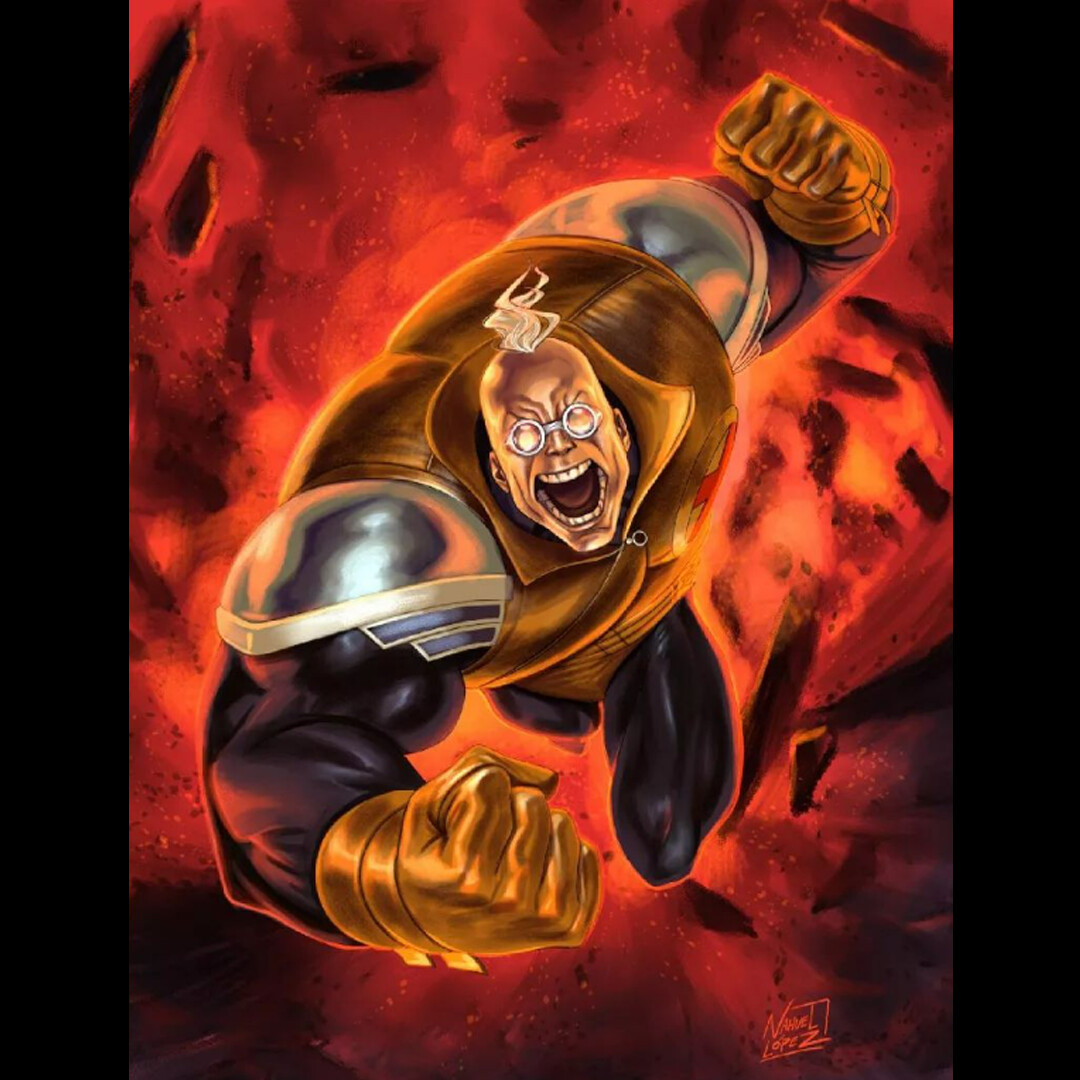 ArtStation - Strong Guy. Art by Nahuel Grego