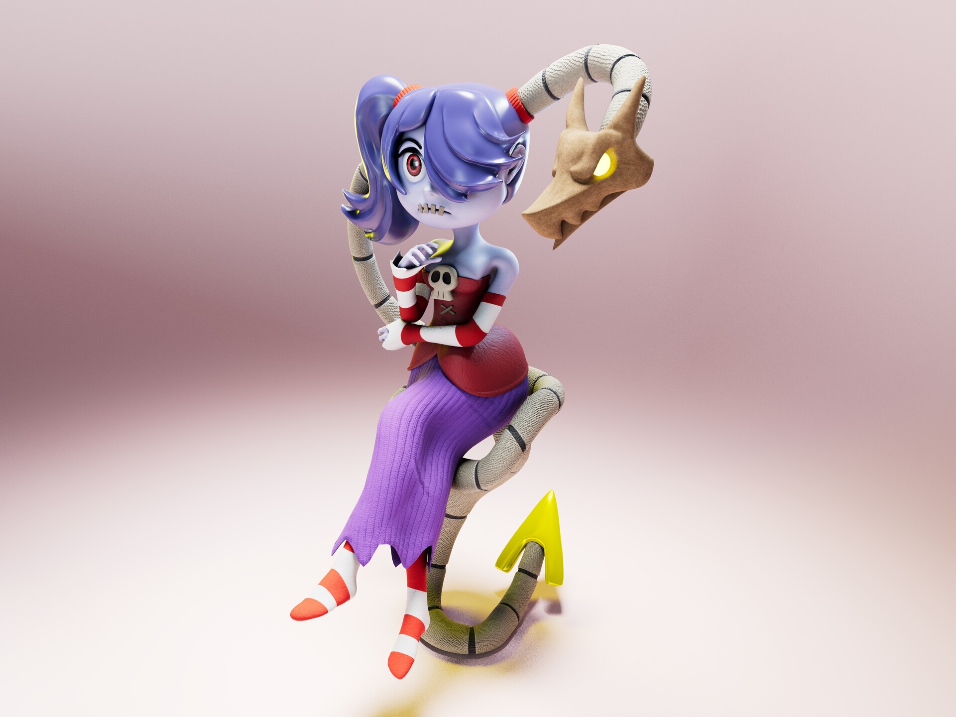 Orxan Eyvazov - Squiqly from Skullgirls.