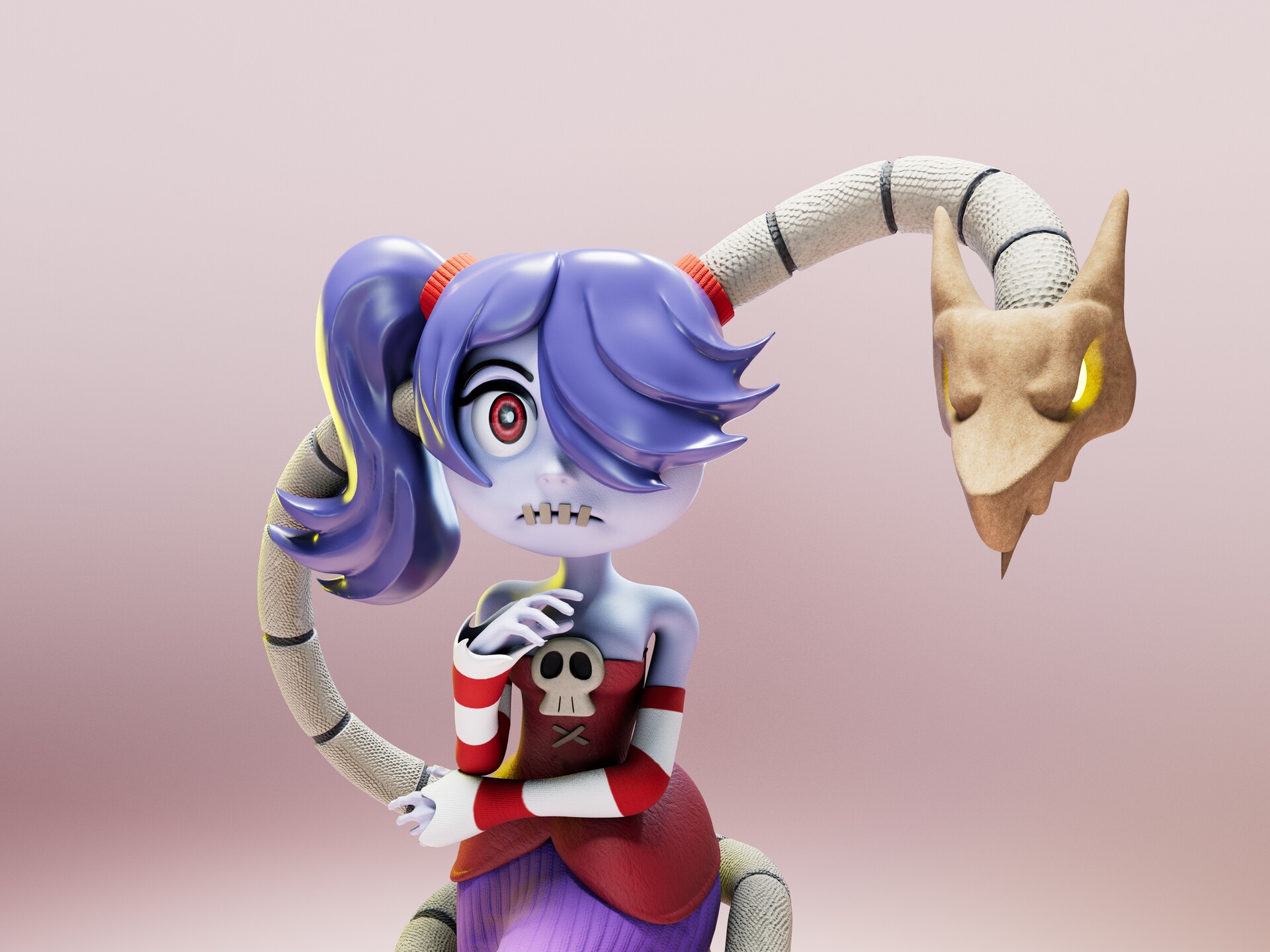 Orxan Eyvazov - Squiqly from Skullgirls.