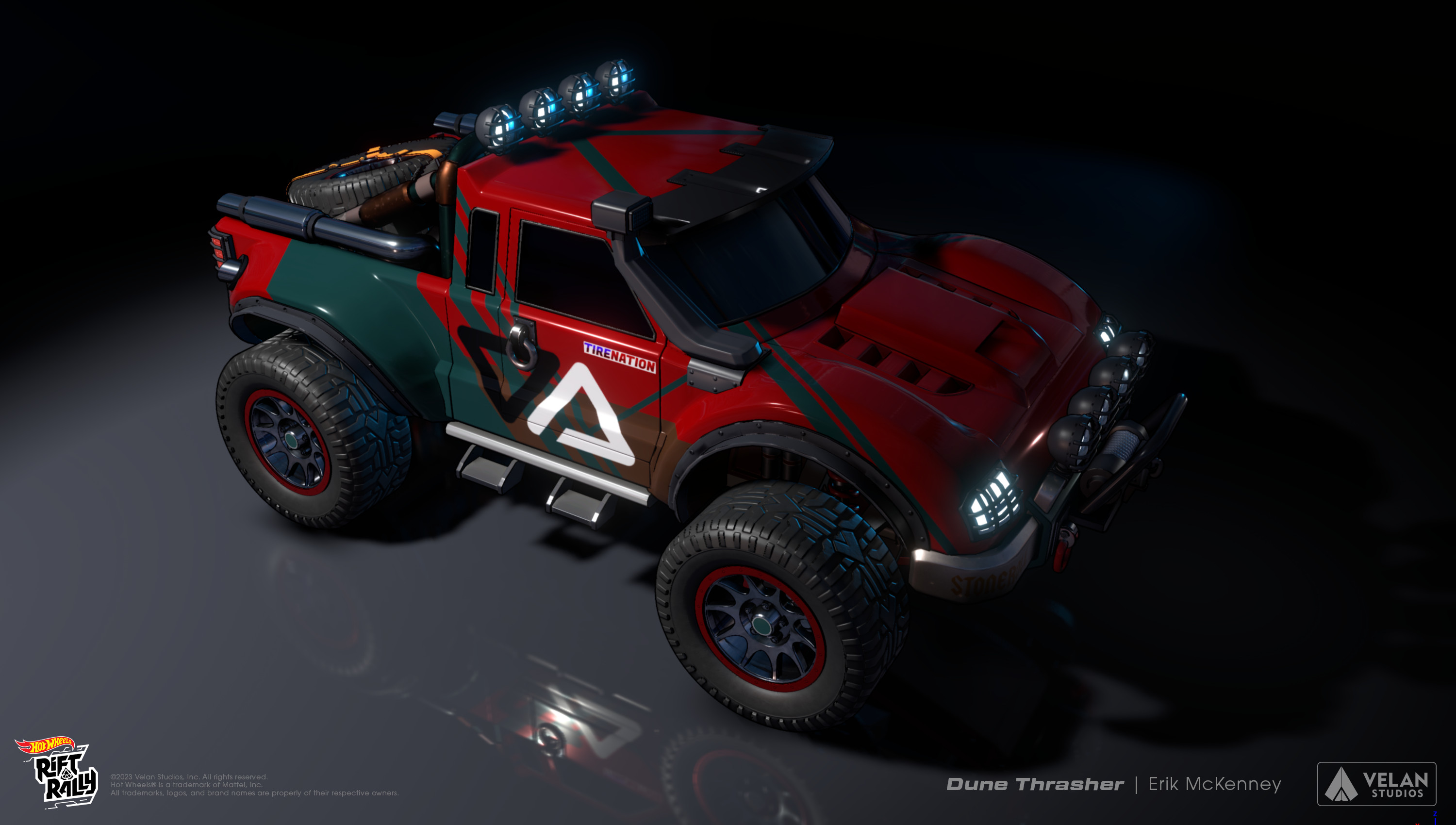 Erik McKenney Portfolio - Hot Wheels Rift Rally: Dune Thrasher