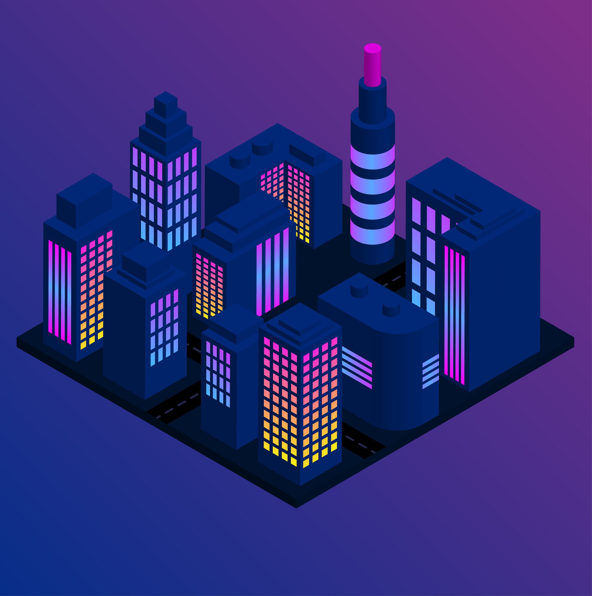 ArtStation - isometric city