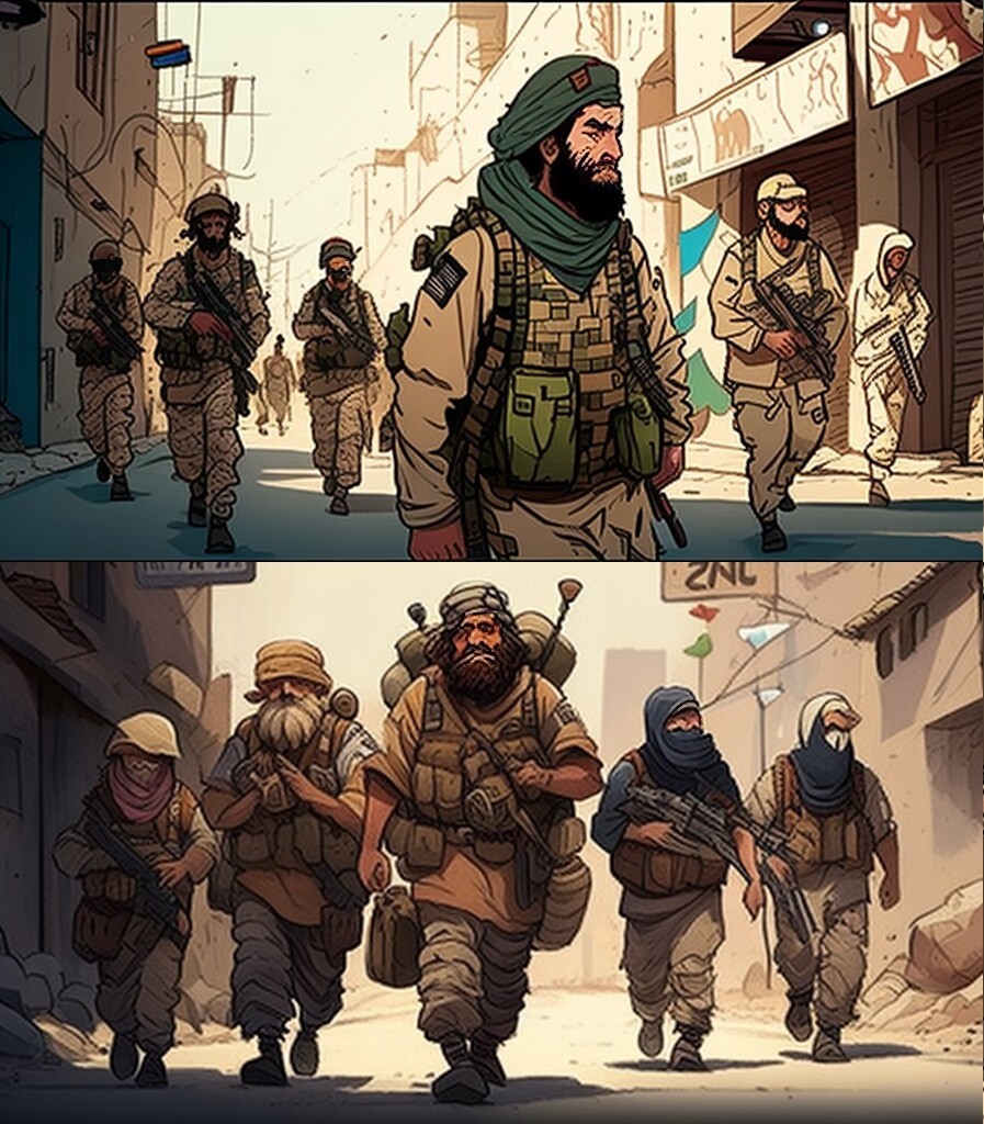 ArtStation - TALIBAN IN KABUL