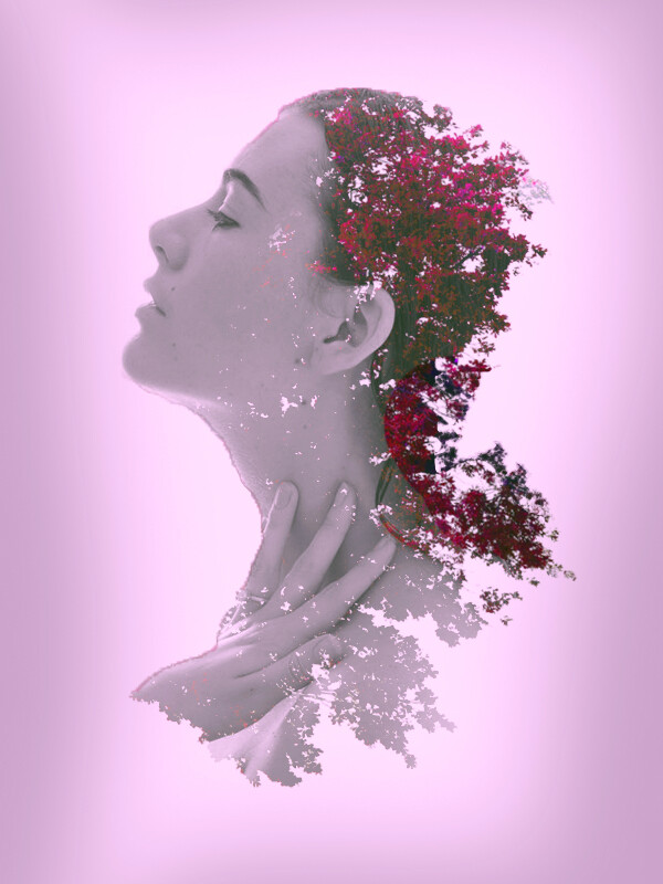 ArtStation - DOUBLE EXPOSURE EFFECT