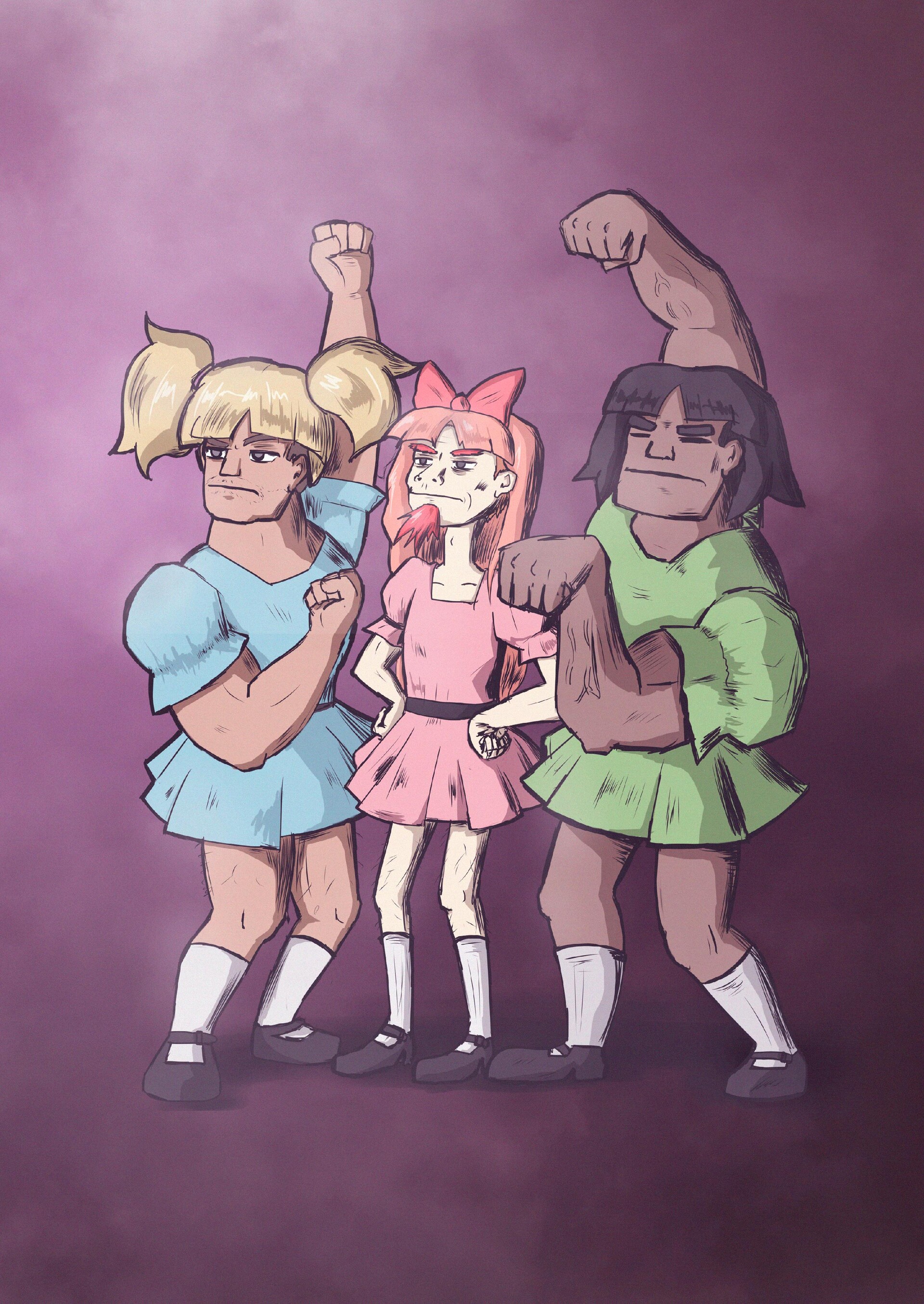 ArtStation - Impostor- the powerpuff girls/boys