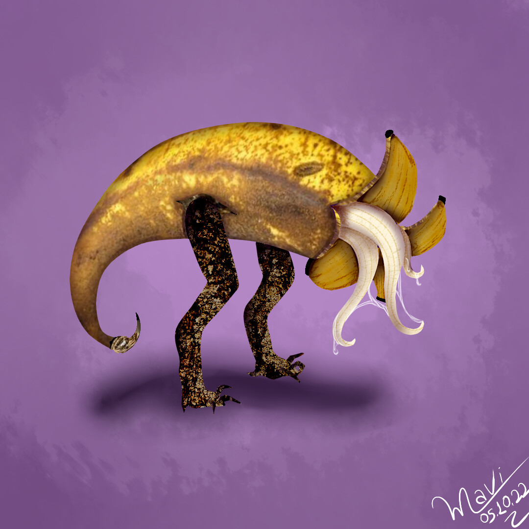 ArtStation - Bananoide Mutant Banana