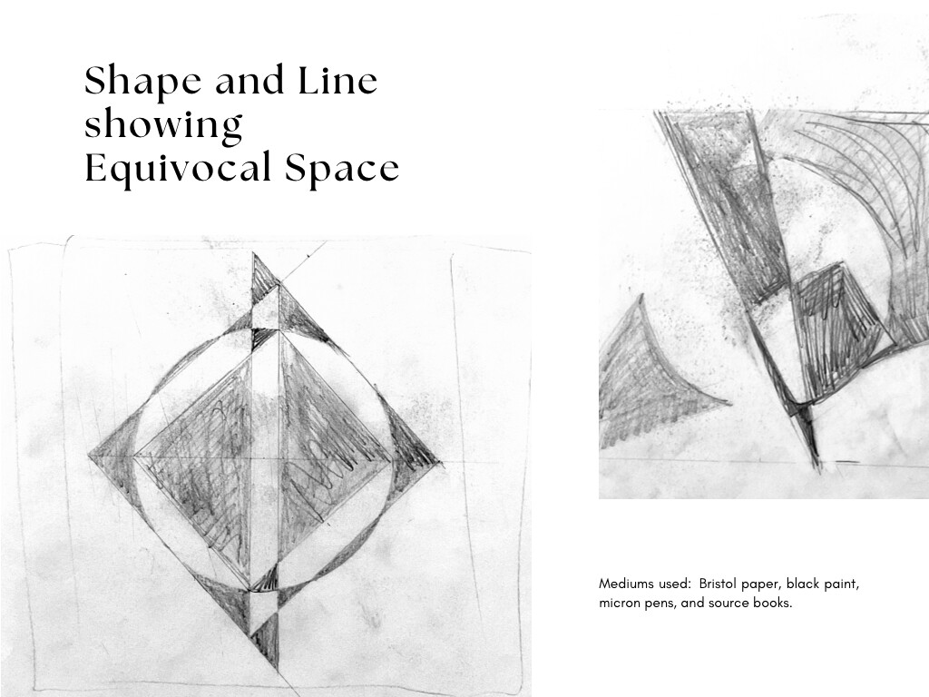 Tuya Khaltar - Design I Project 1 - Shape and Line showing Equivocal Space