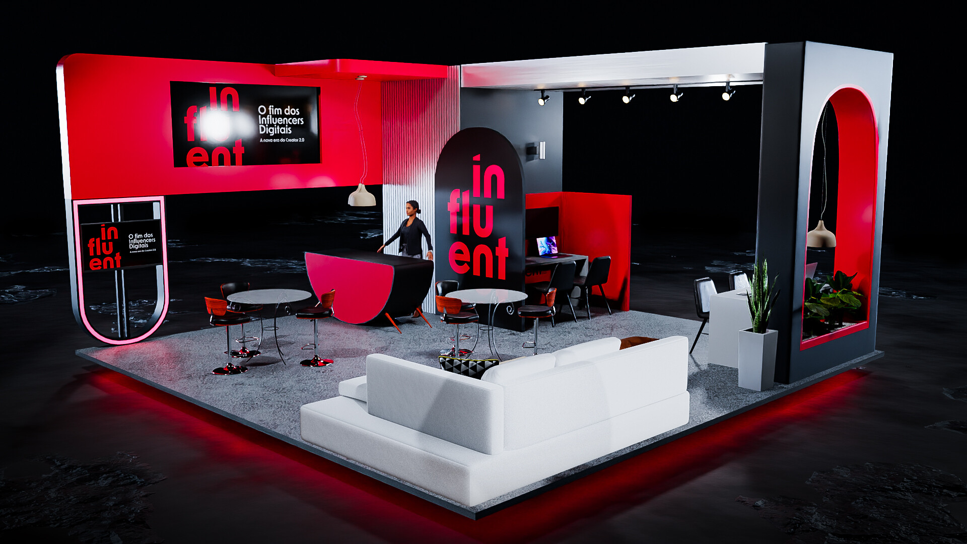 ArtStation - Influent Summit booth Premium