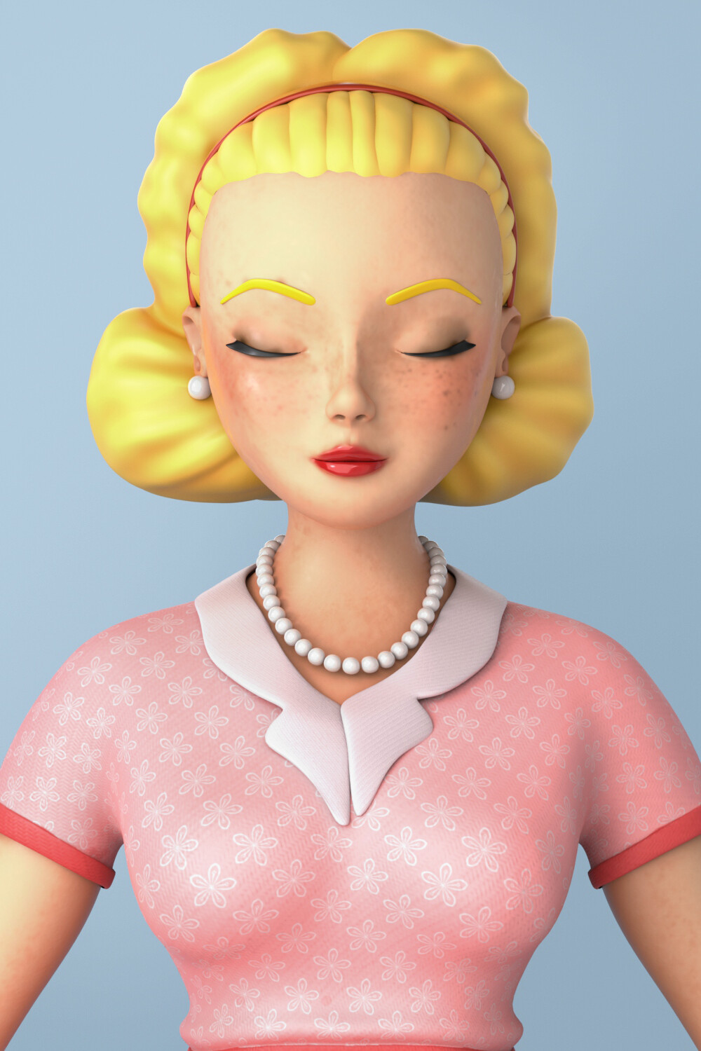 ArtStation - 1950's inspired character