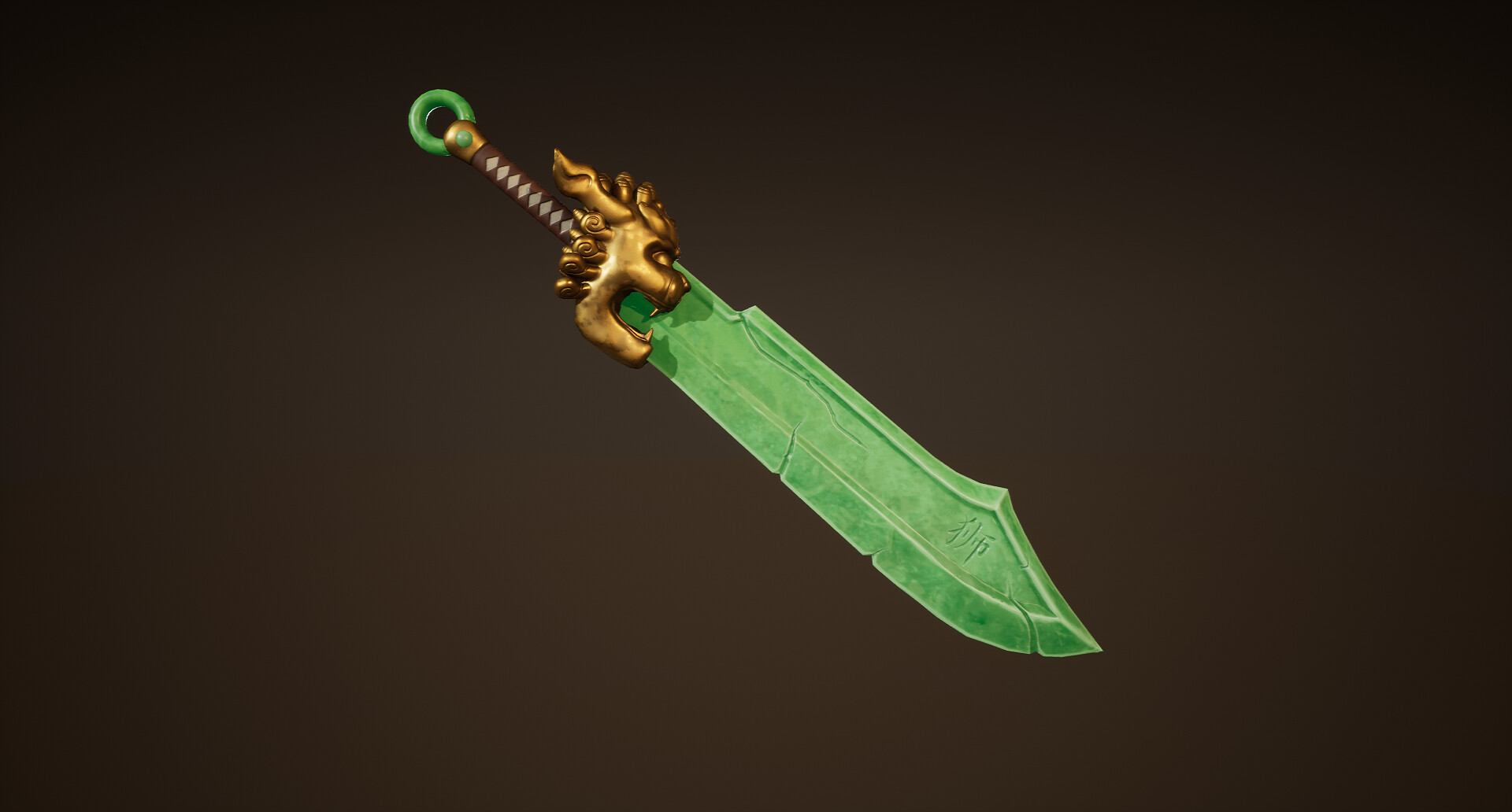 ArtStation - Jade Greatsword of the Imperial Lion Guard