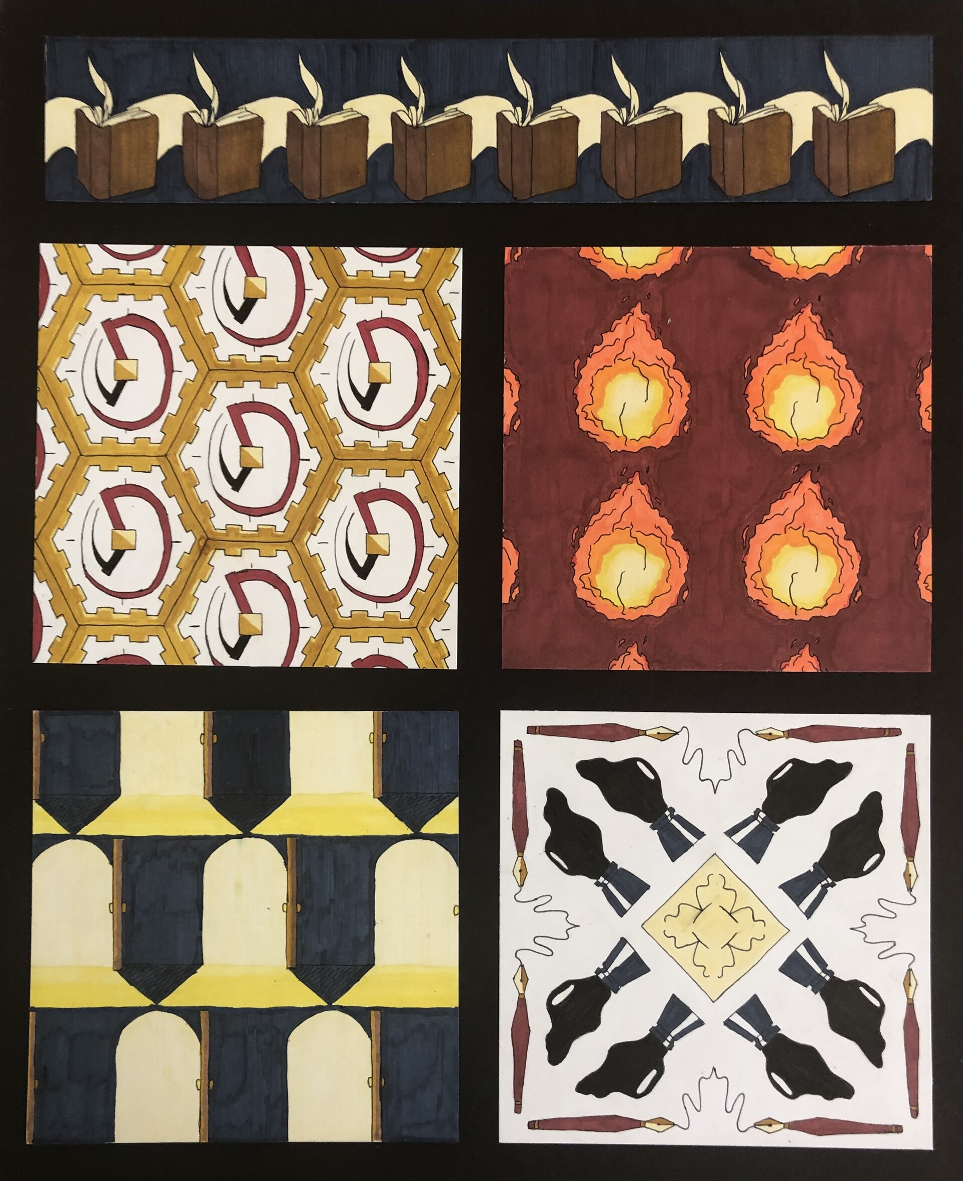 ArtStation - Wizard Pattern Tilings