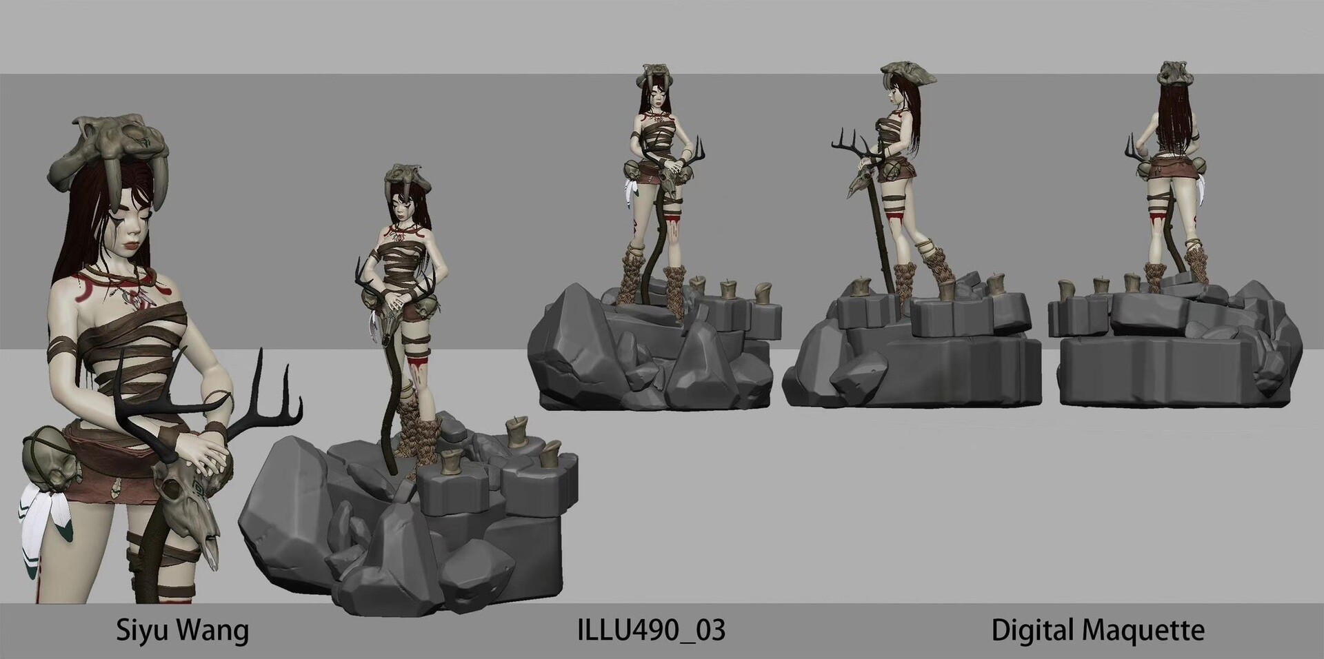 ArtStation - Digital Maqutte - a Shaman goddess