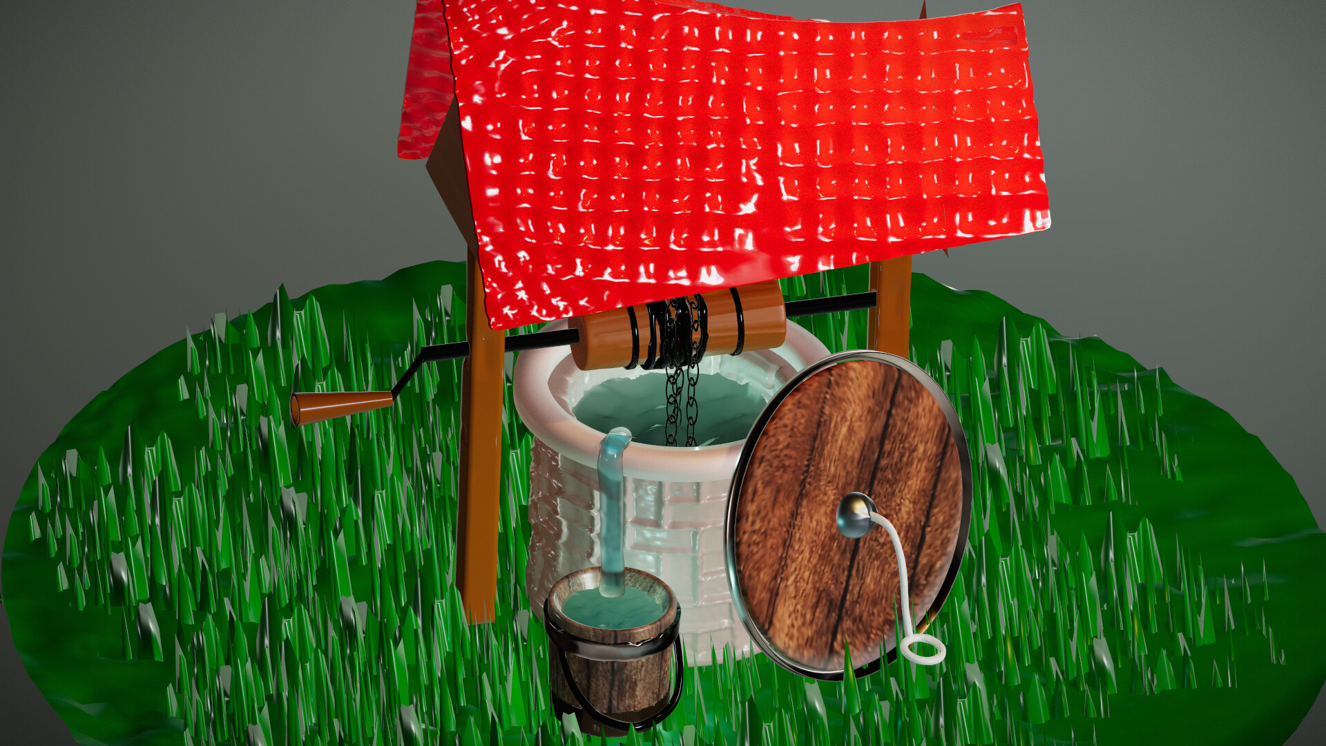 ArtStation - Water well Scene