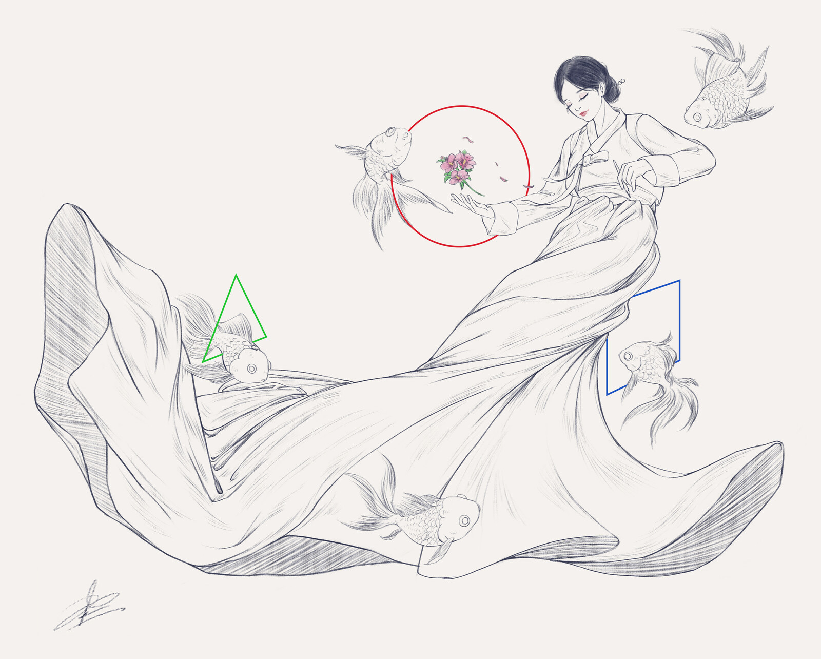 Sim - Flower for Kim Jung Gi