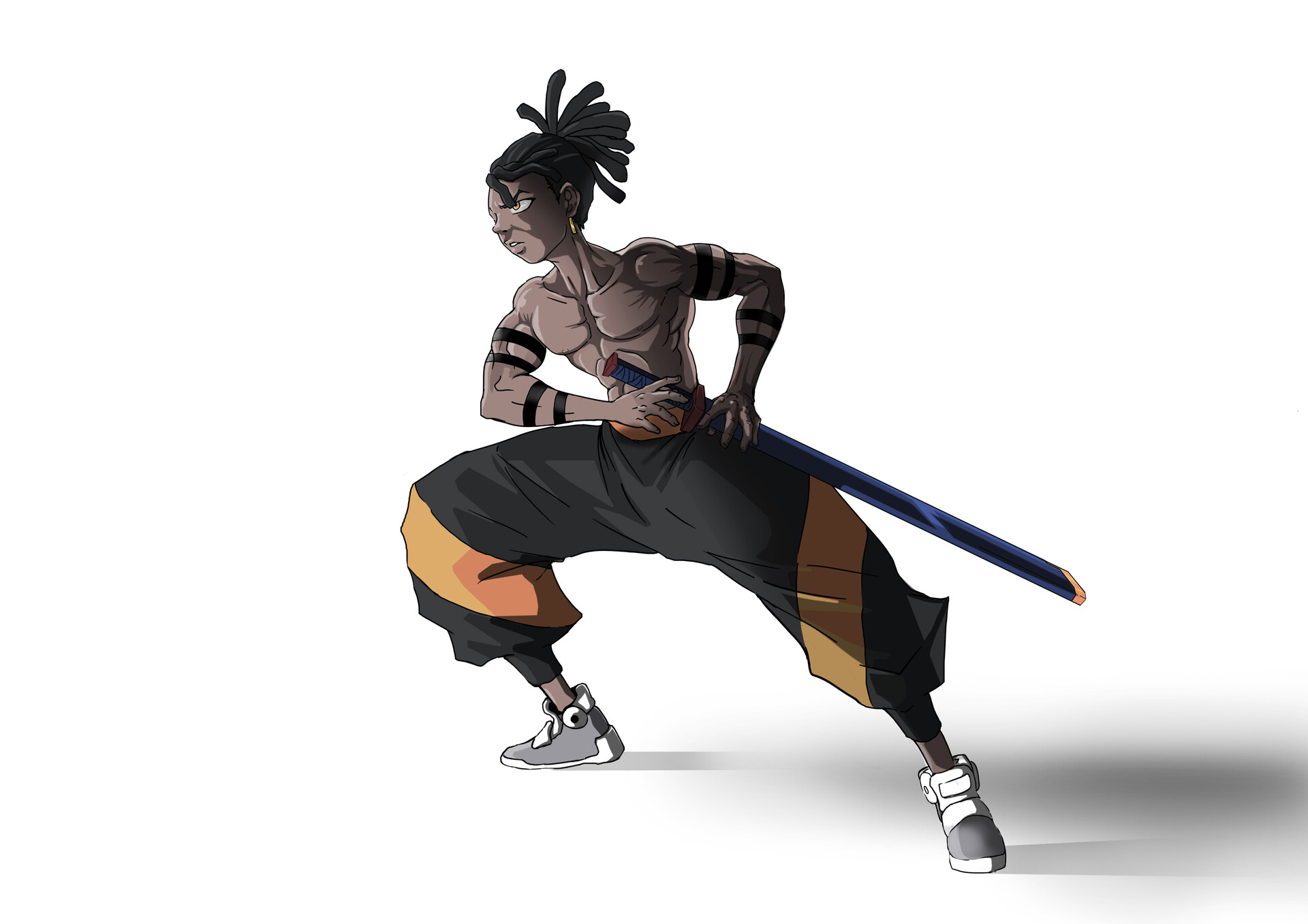 ArtStation - Dreadlock Vampire Hunter