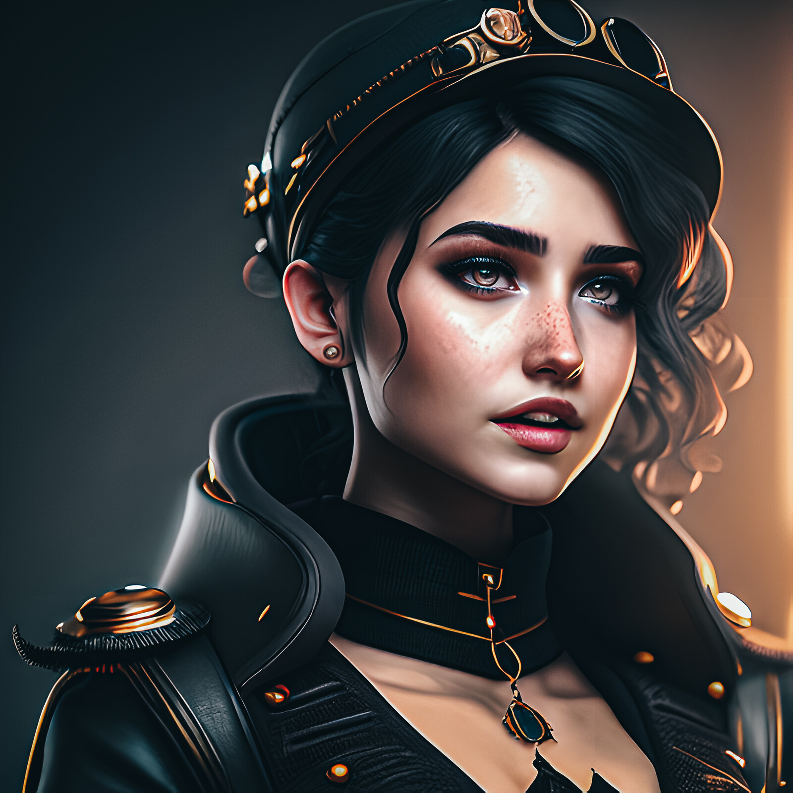 Kirill Andreev Steampunk Girl Concept kirill-andreev-steampunk-girl-concept