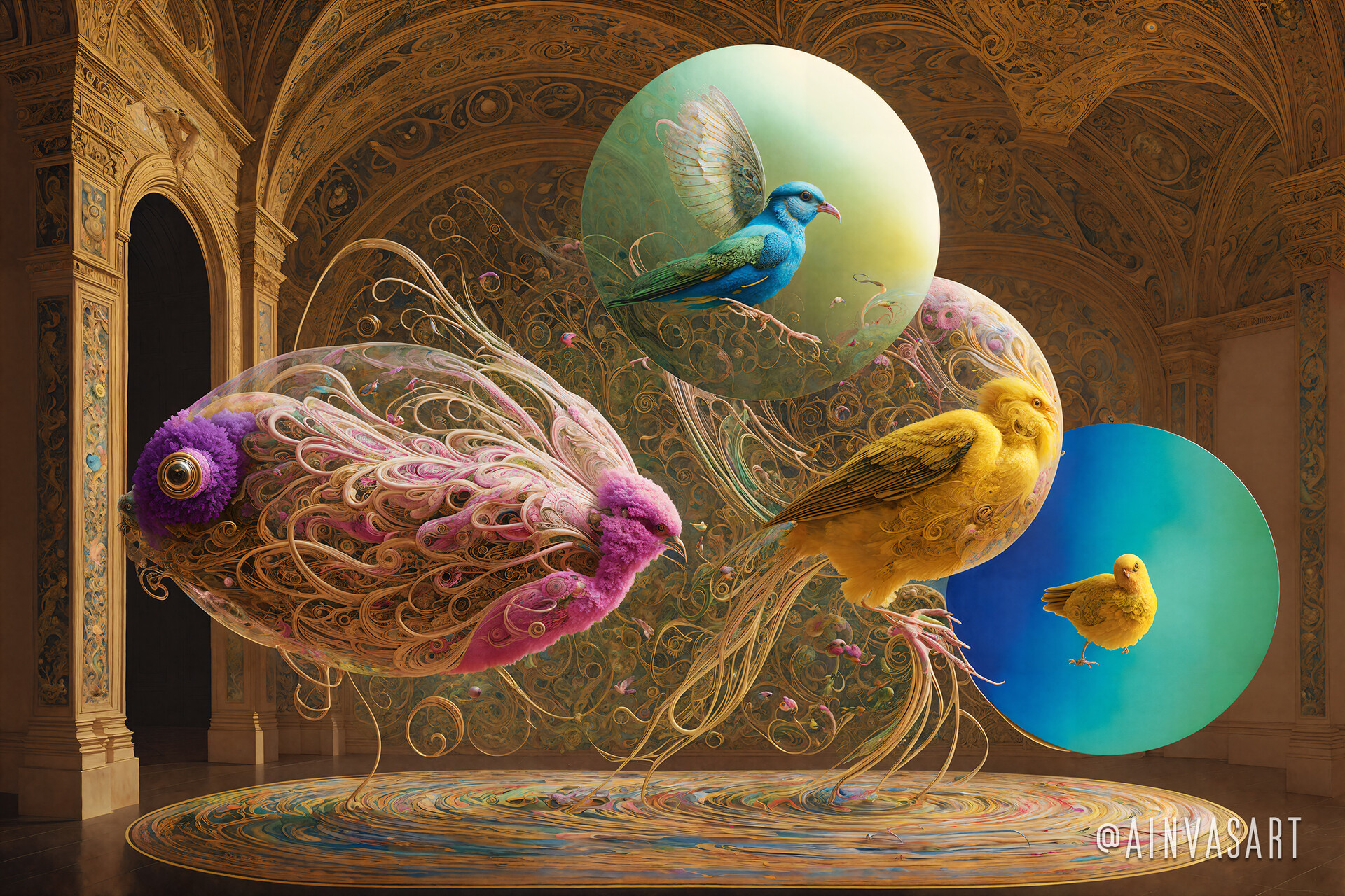 ArtStation - Exotic bird exhibition