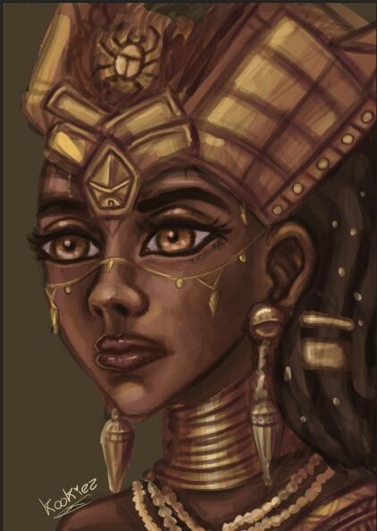 ArtStation - Golden Queen