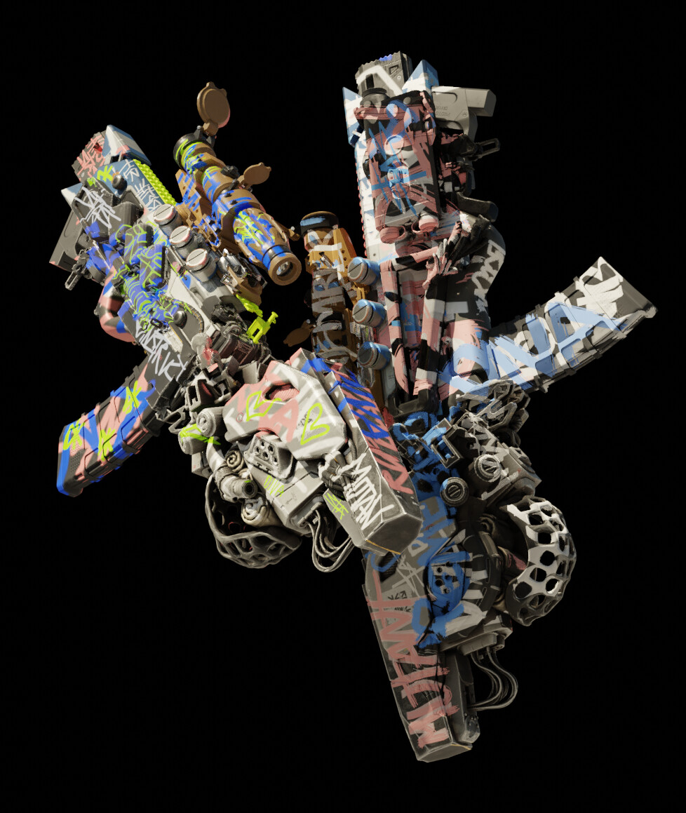 ArtStation - Arca mermaid gun for Arca - Prada/Rakata