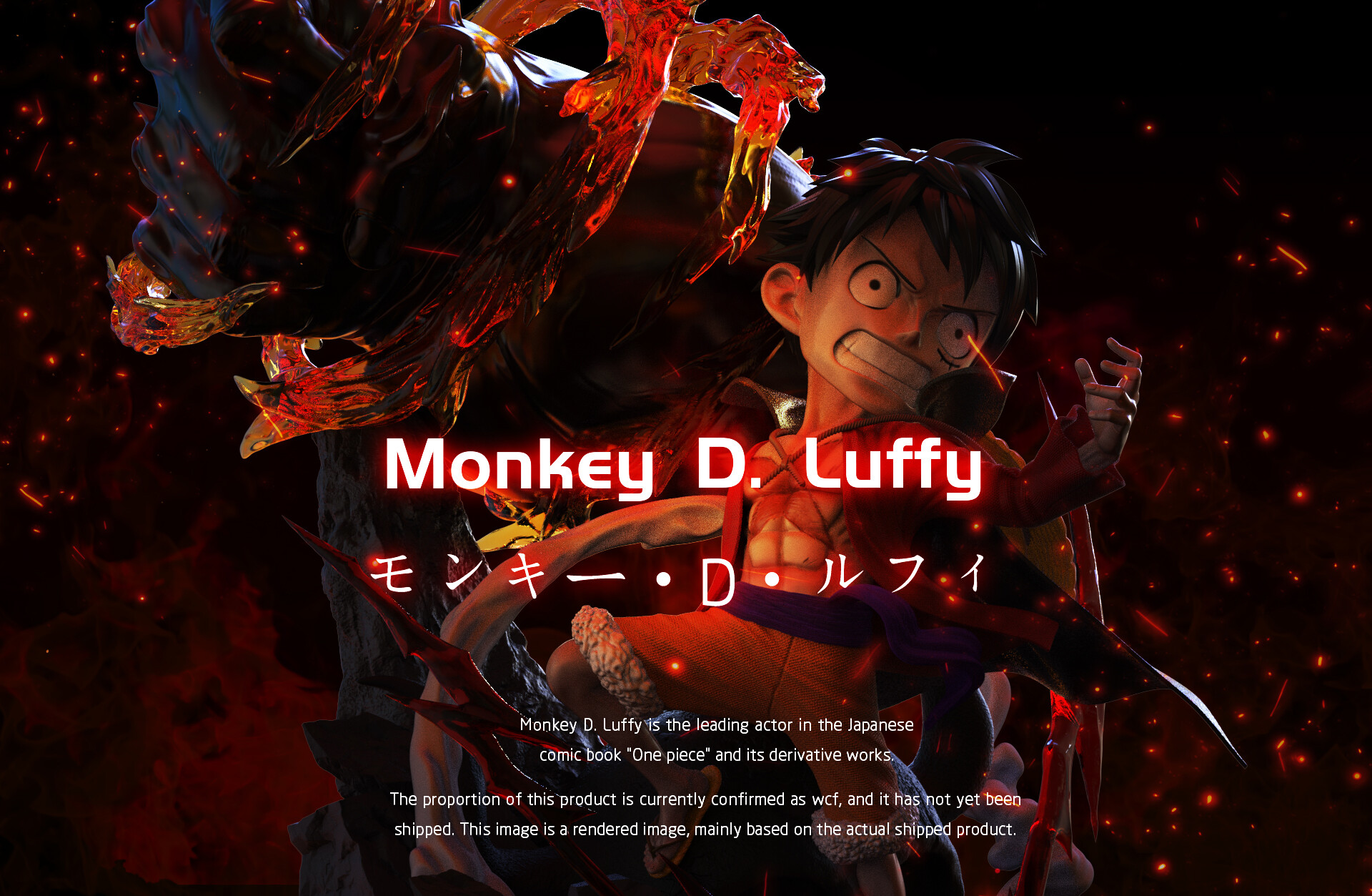 ArtStation - ONE PIECE｜ Fire Luffy WCF proportional ghost island combat ...