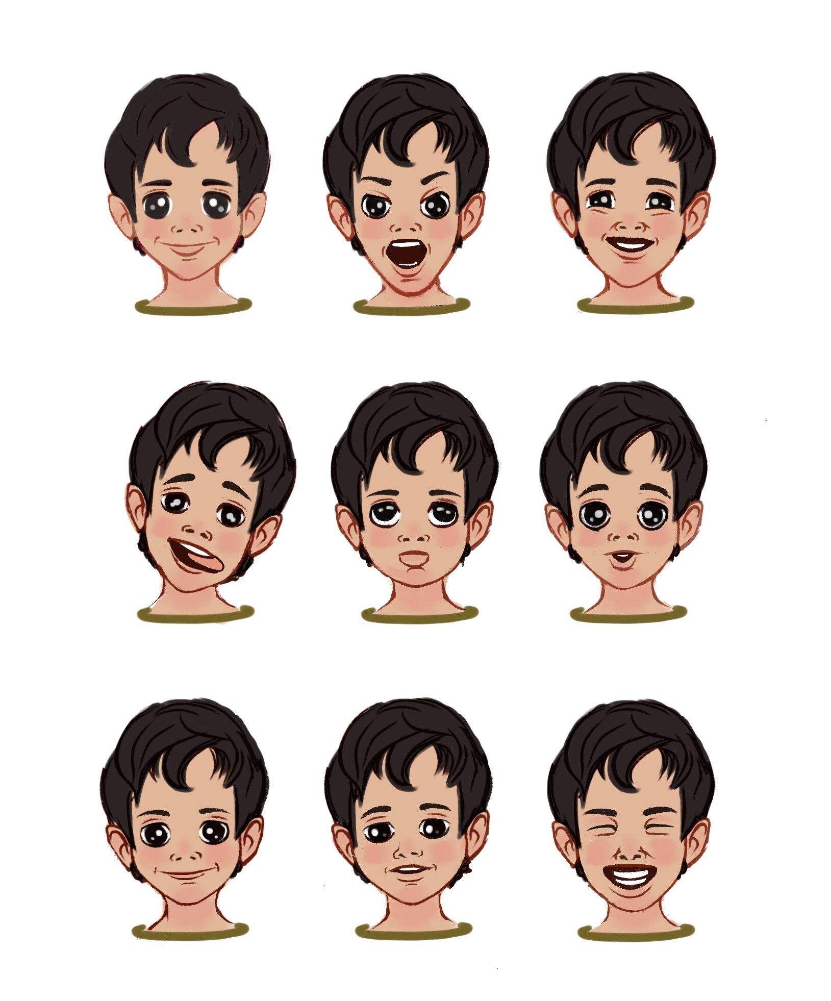 ArtStation - Facial_Exprecions for Character