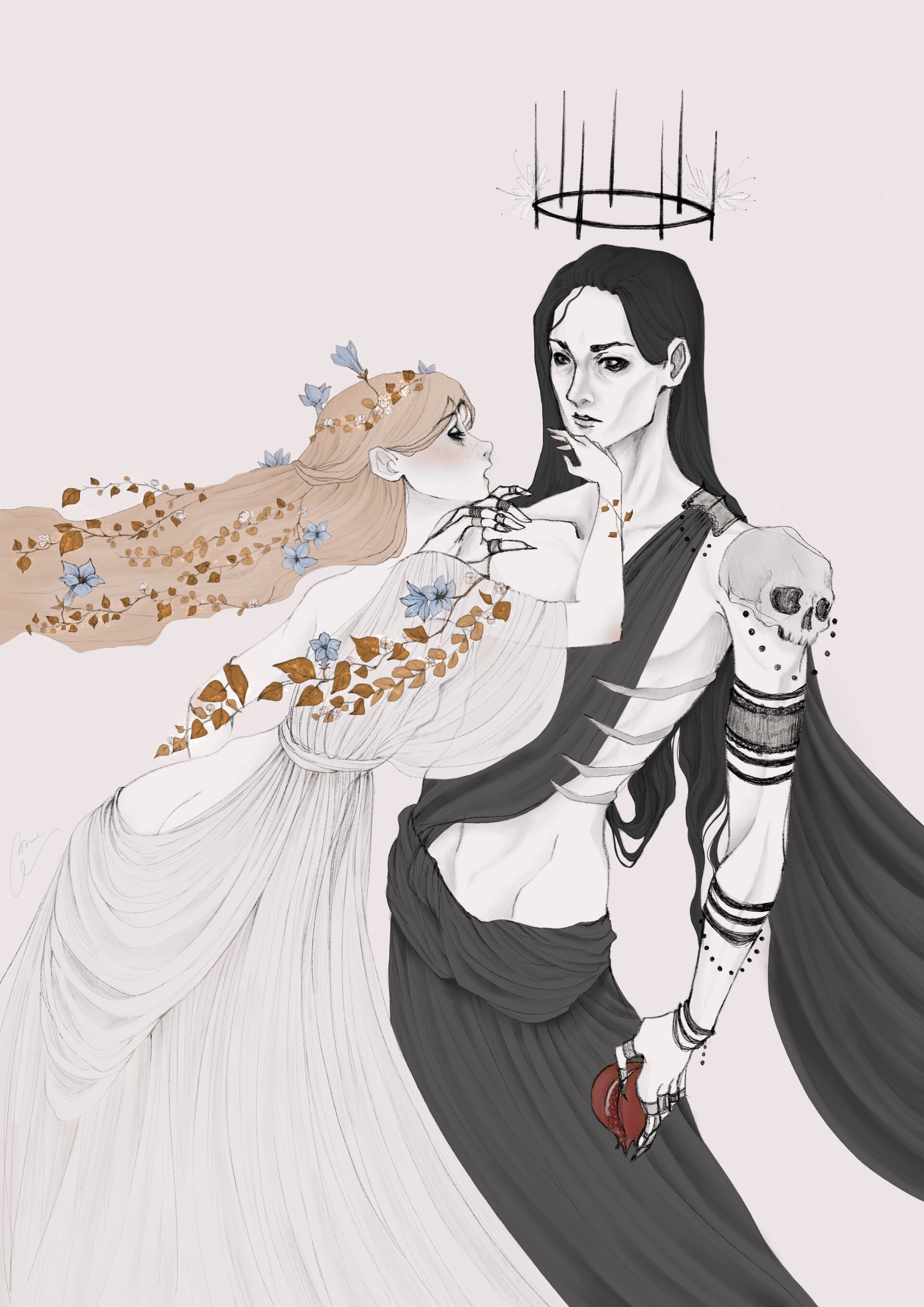 ArtStation - Stay - Hades and Persephone