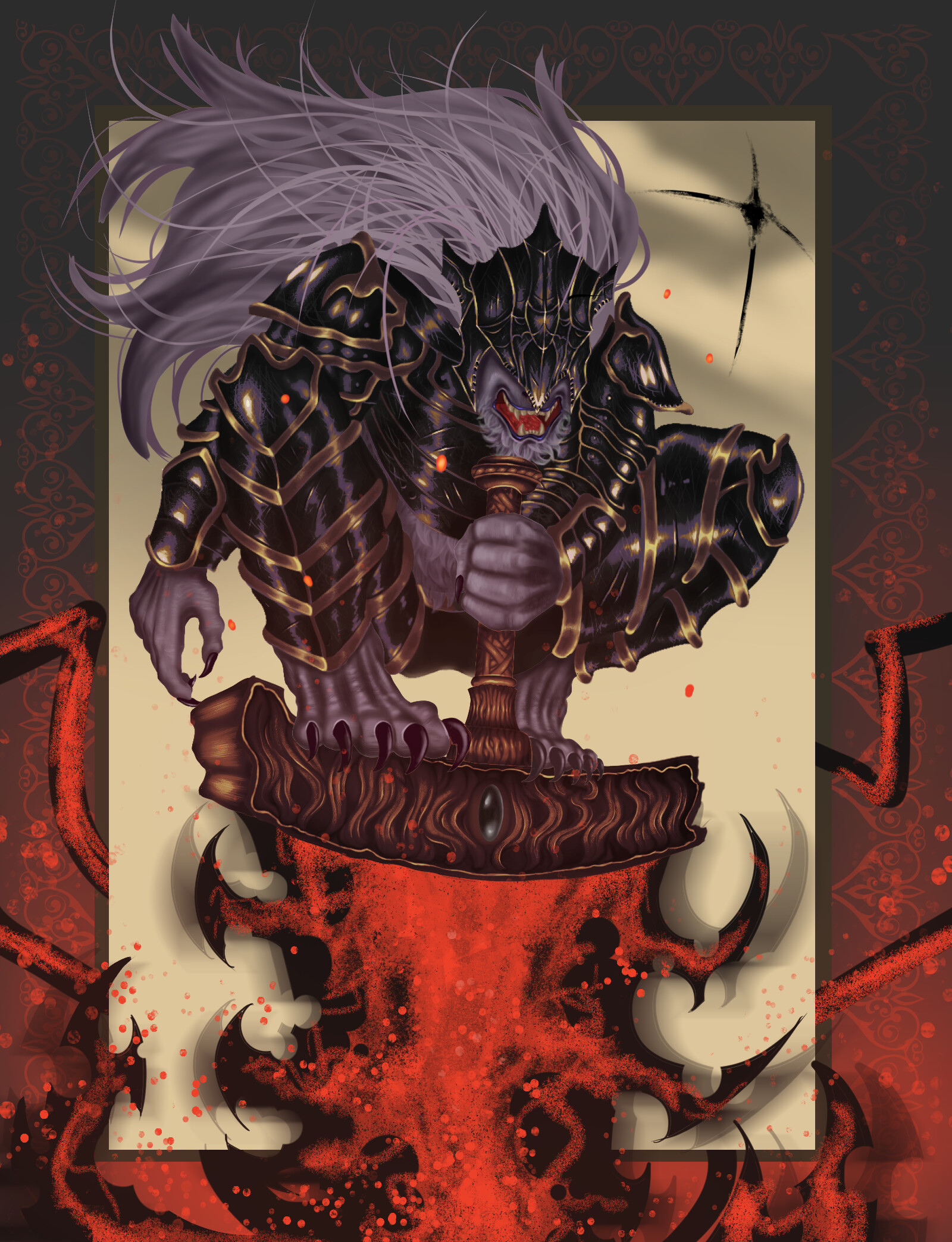 ArtStation - Maliketh, the black blade.