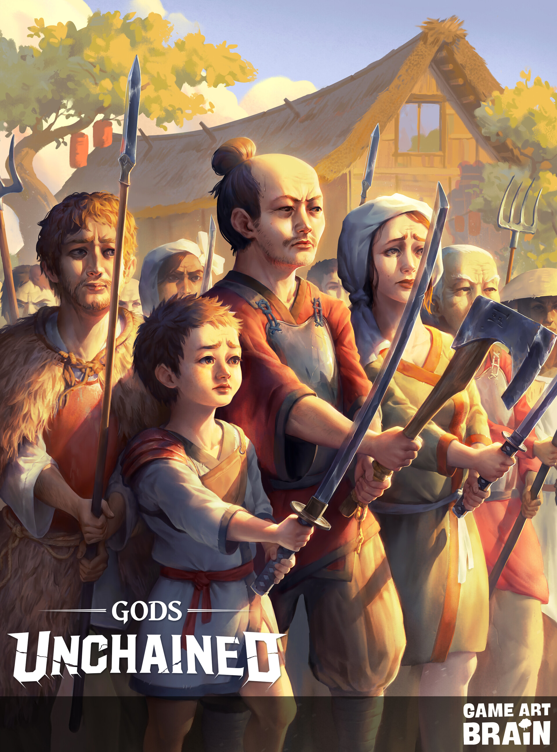 Game Art Brain - Creation & Consulting - Gods Unchained - Band of the Wolf