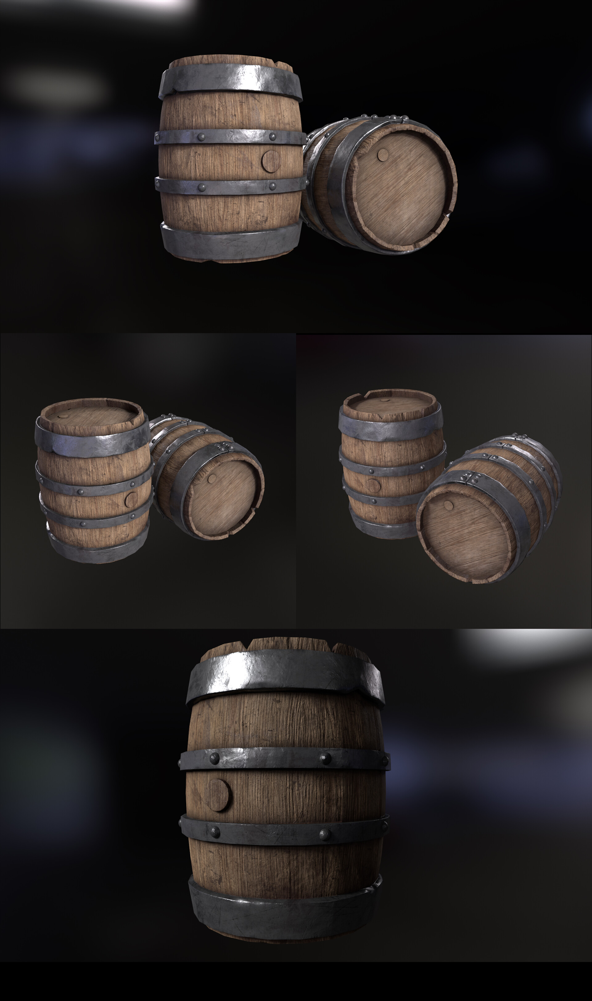 ArtStation - oak cask