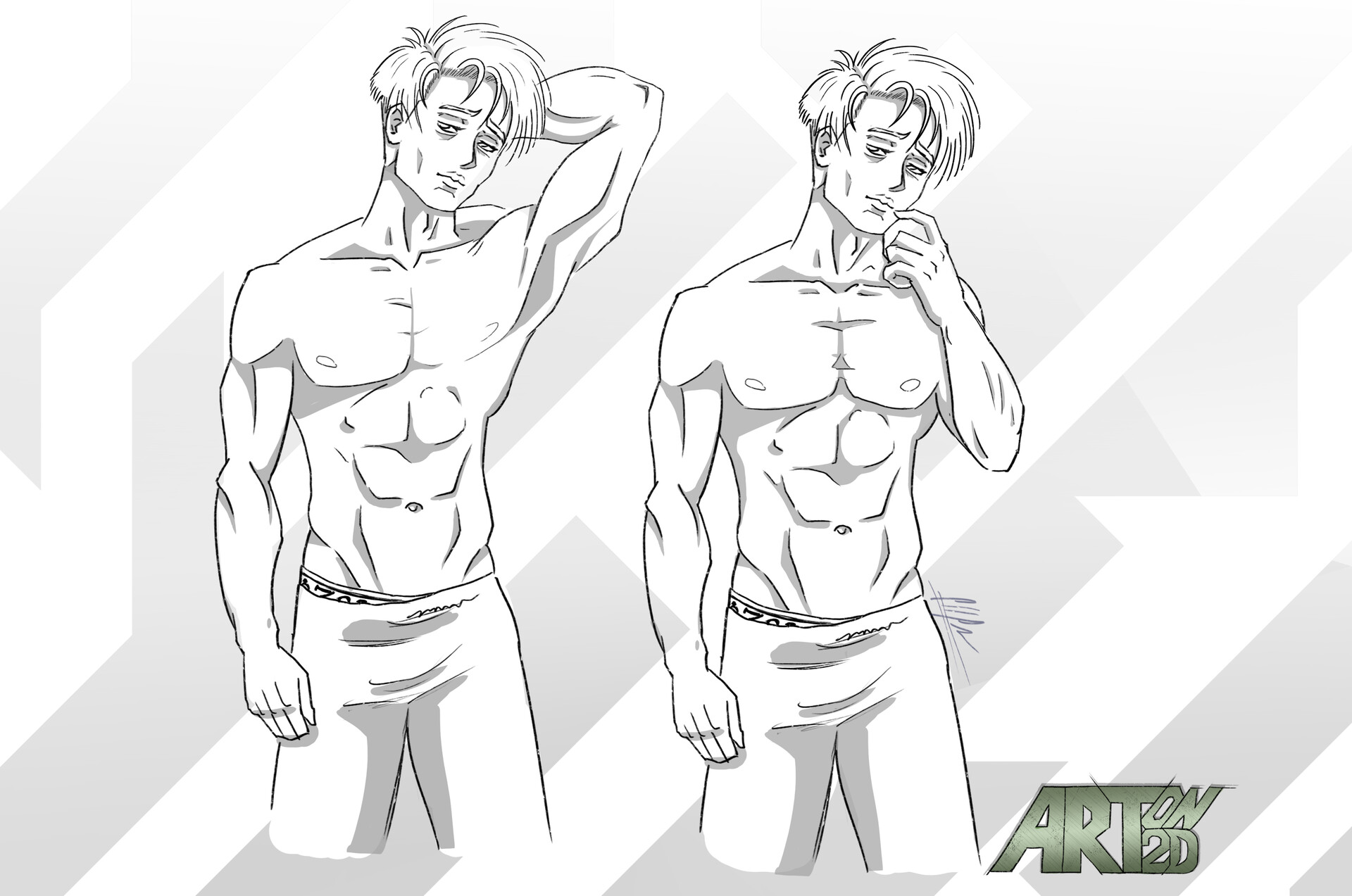 how to draw anime yaoi