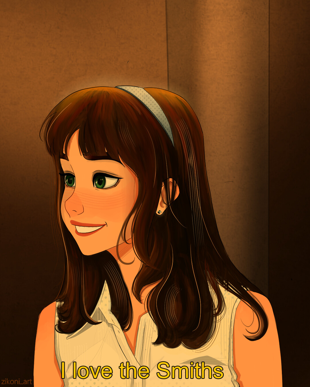 ArtStation - I love the smiths (500 Days of Summer)