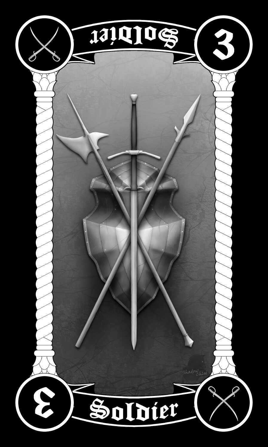 ArtStation - Tarokka Deck: Soldier