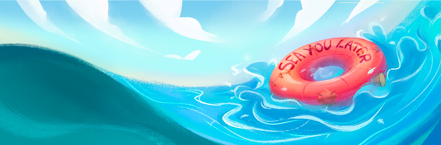ArtStation - Props - Sea You Later Game Concept
