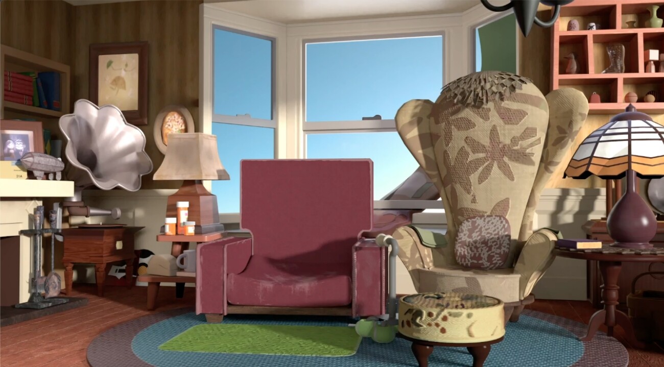 ArtStation - up Pixar room recreation