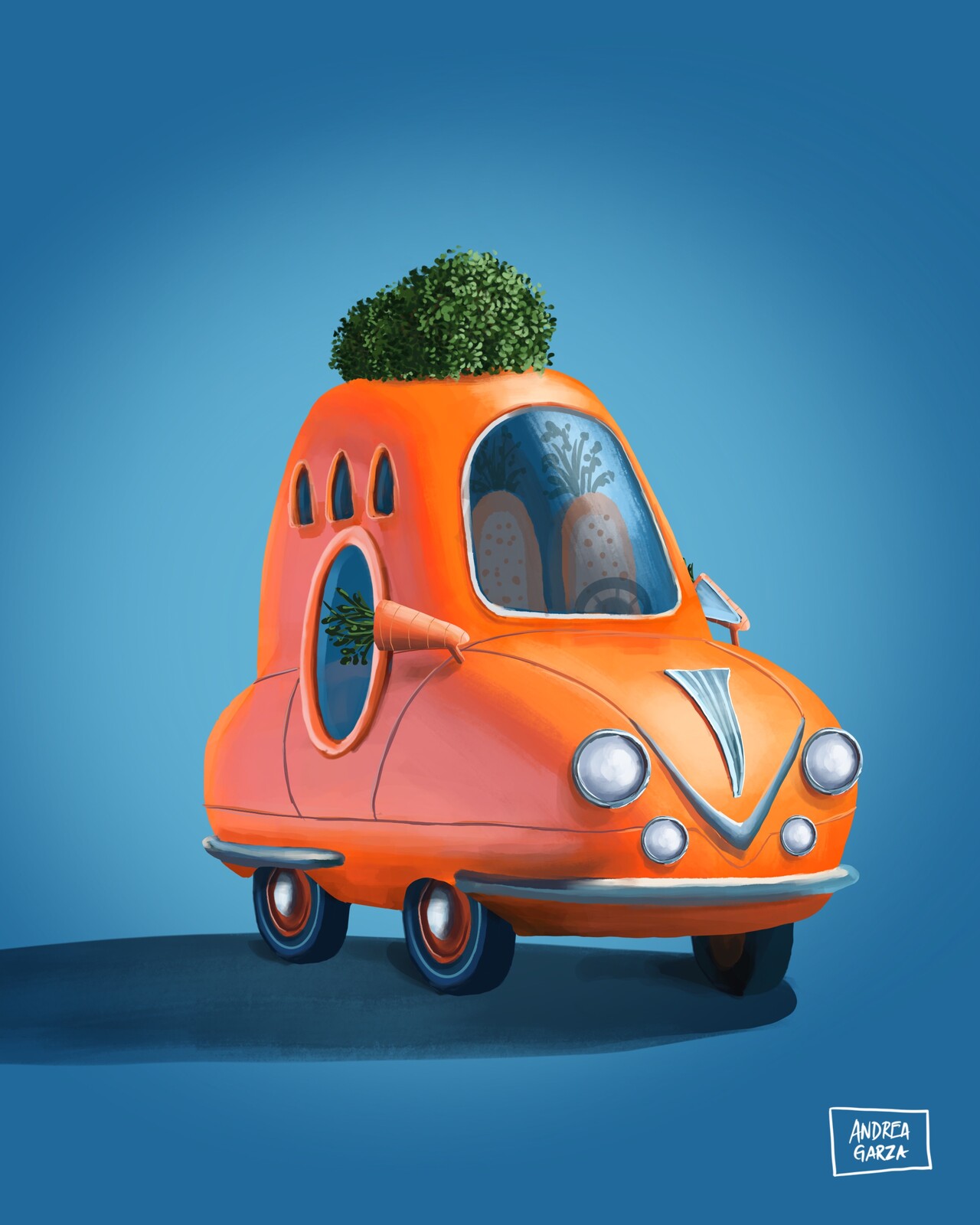Andrea Garza - Carrot Car
