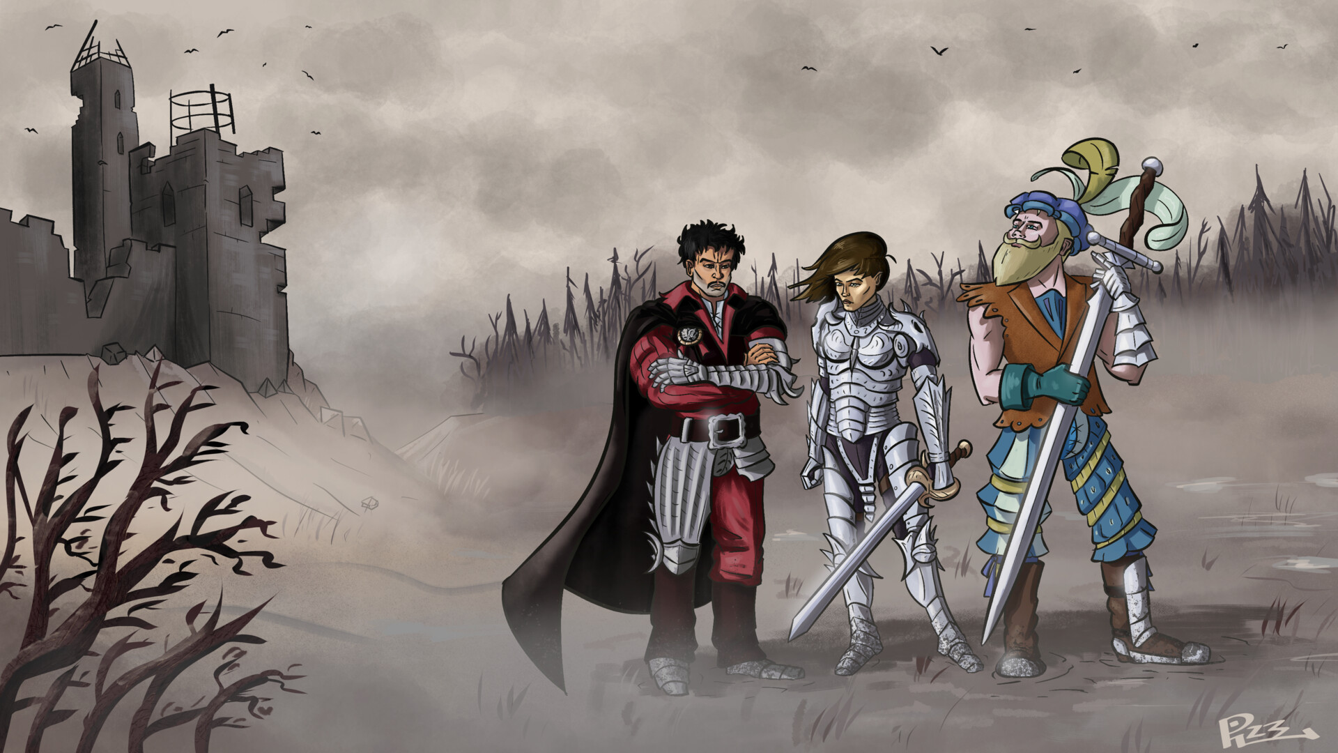 Philipp Tsenin - 7th Sea characters. Commission