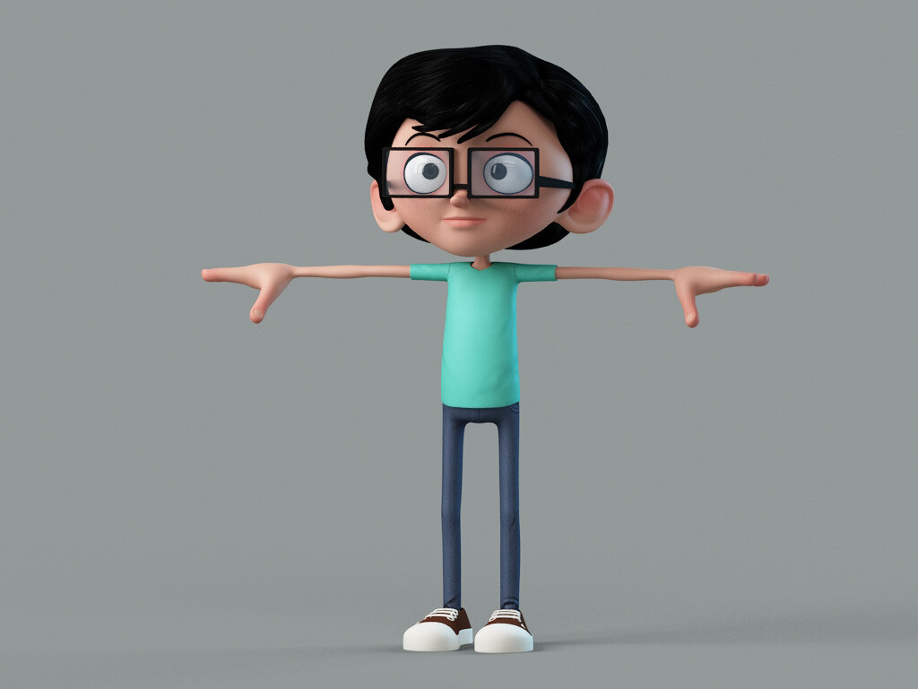 ArtStation - Boy Model & Rigging