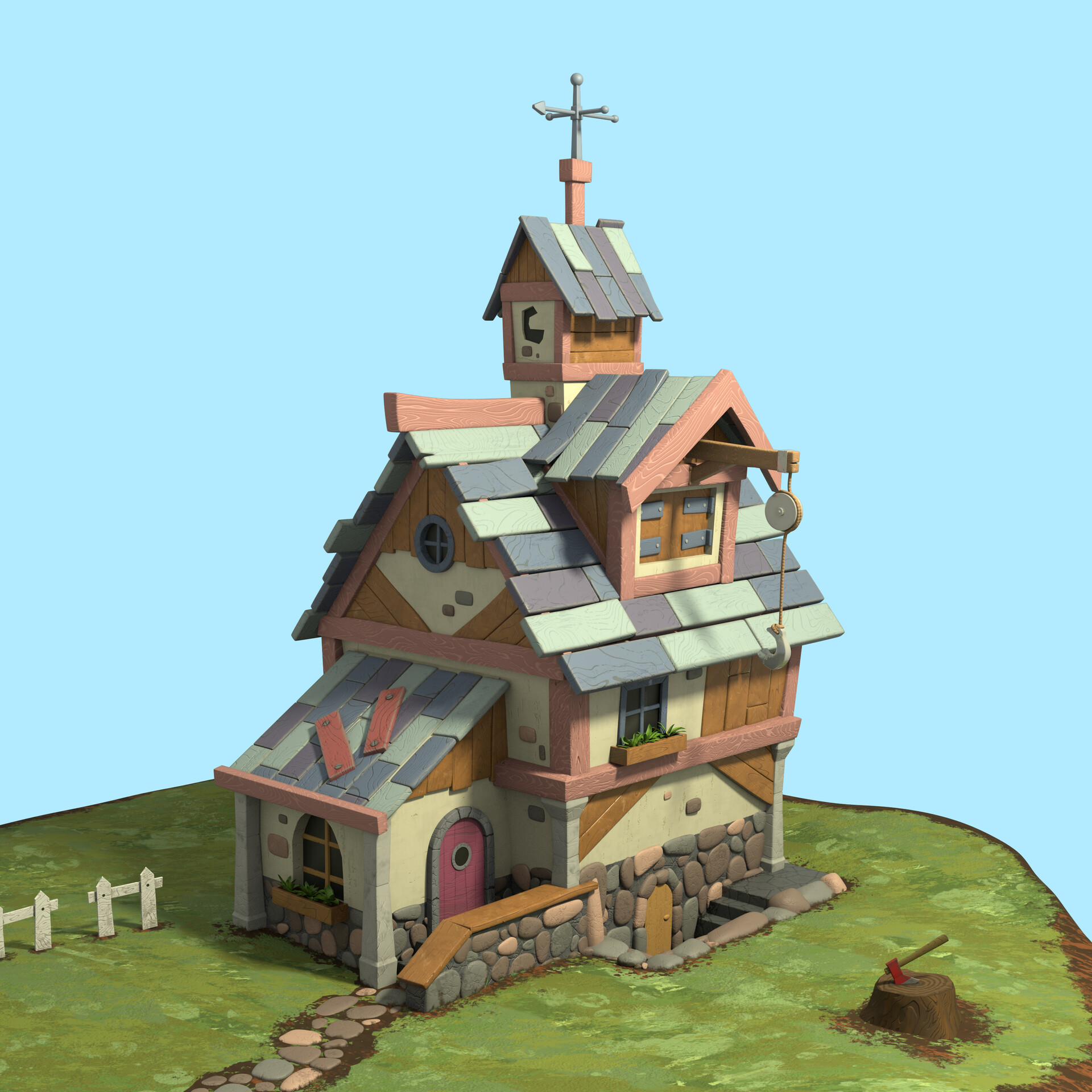 ArtStation - Toon House